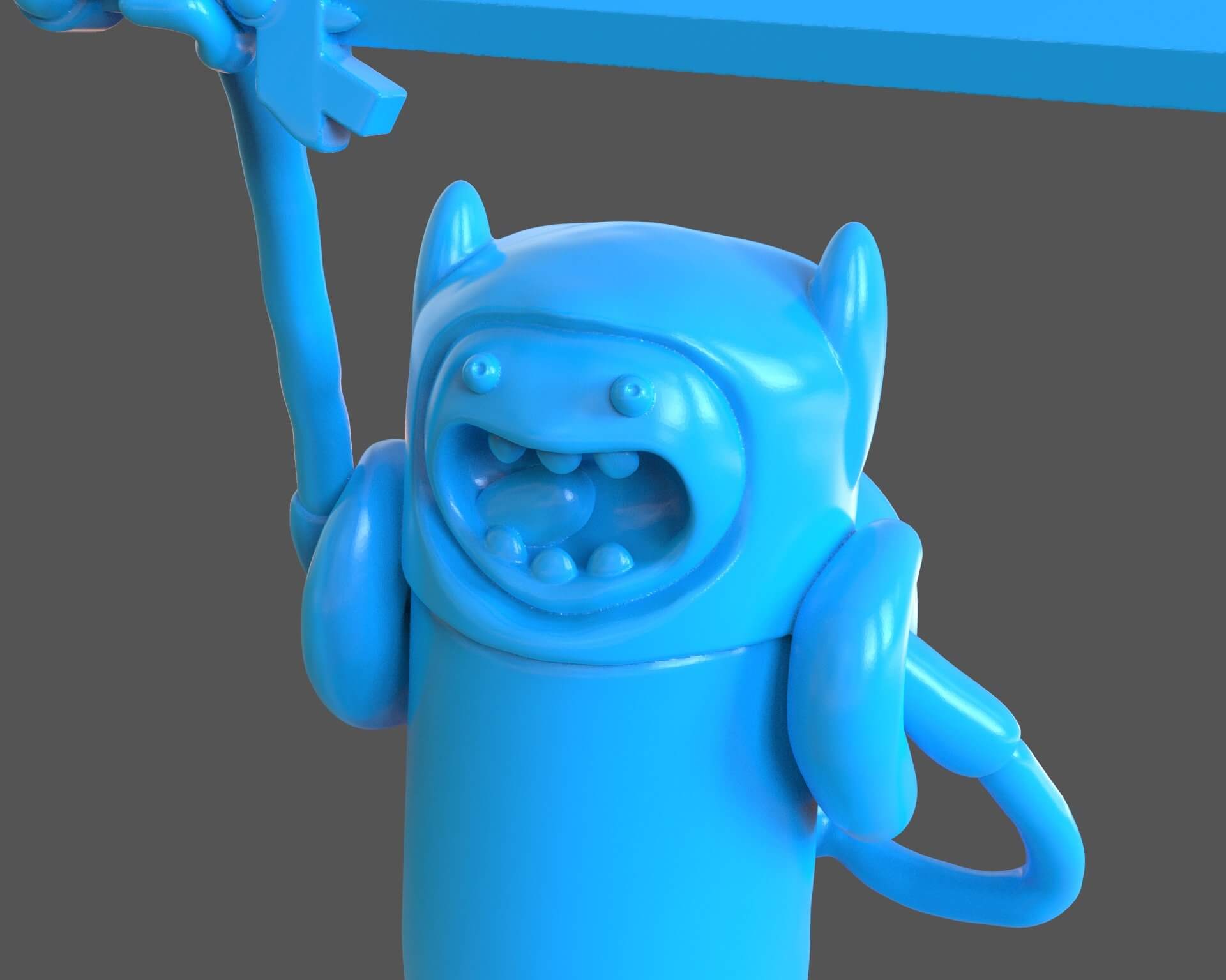 Finn The Human Sculpture - 3D Model by PaburoVIII