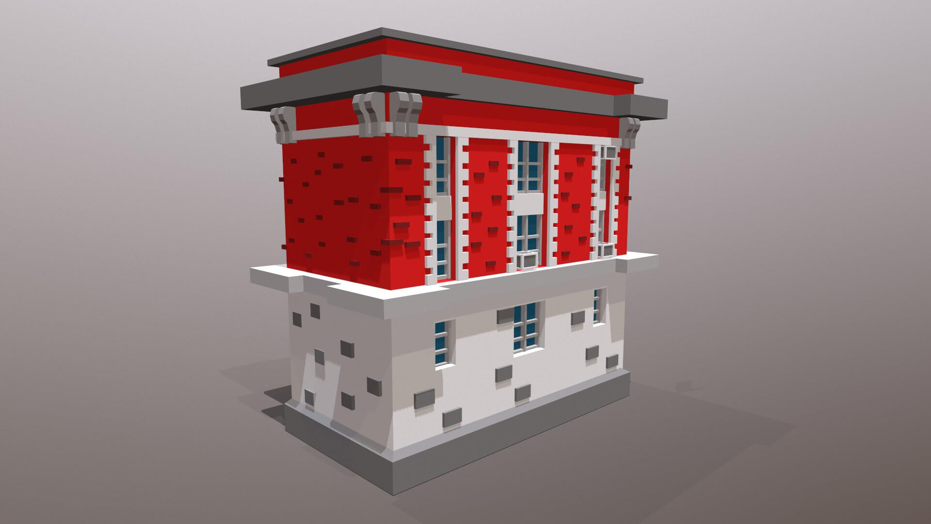 Fire Station - 3D Model by PaburoVIII