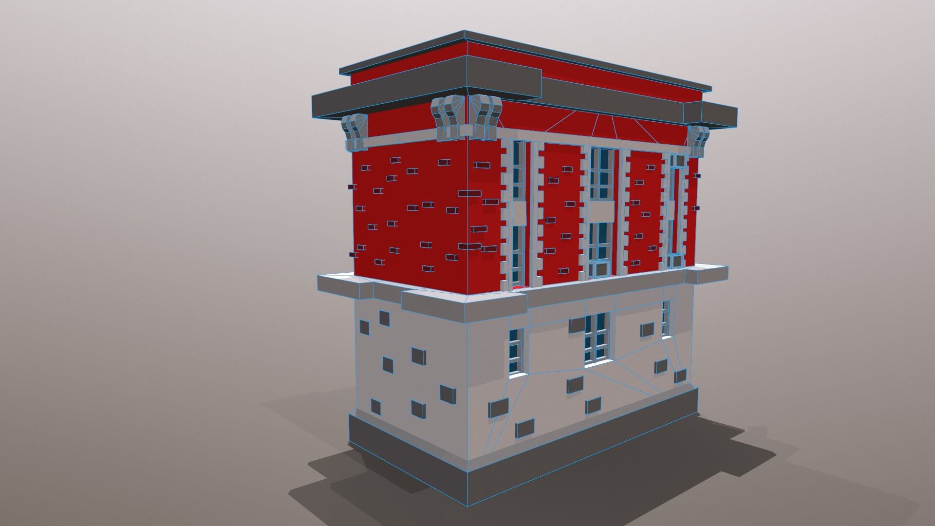 Fire Station - 3D Model by PaburoVIII