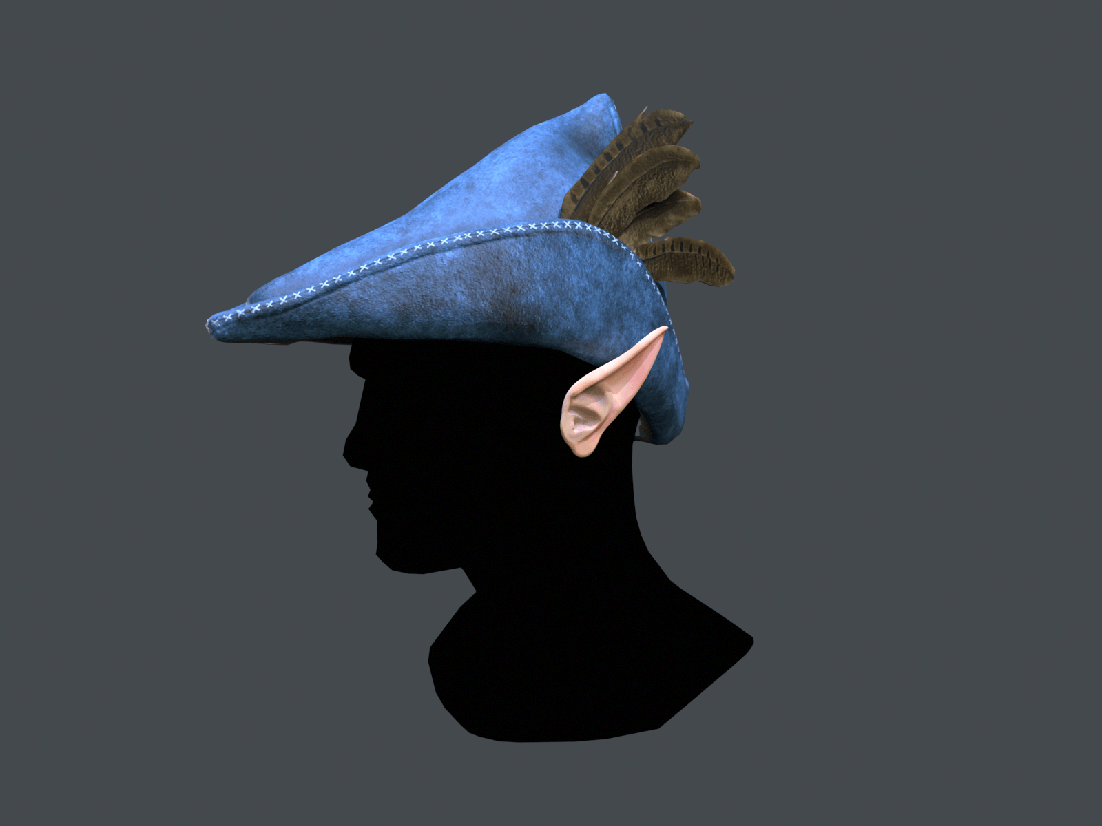 Bycocket Blue 3D Render | RenderHub Gallery