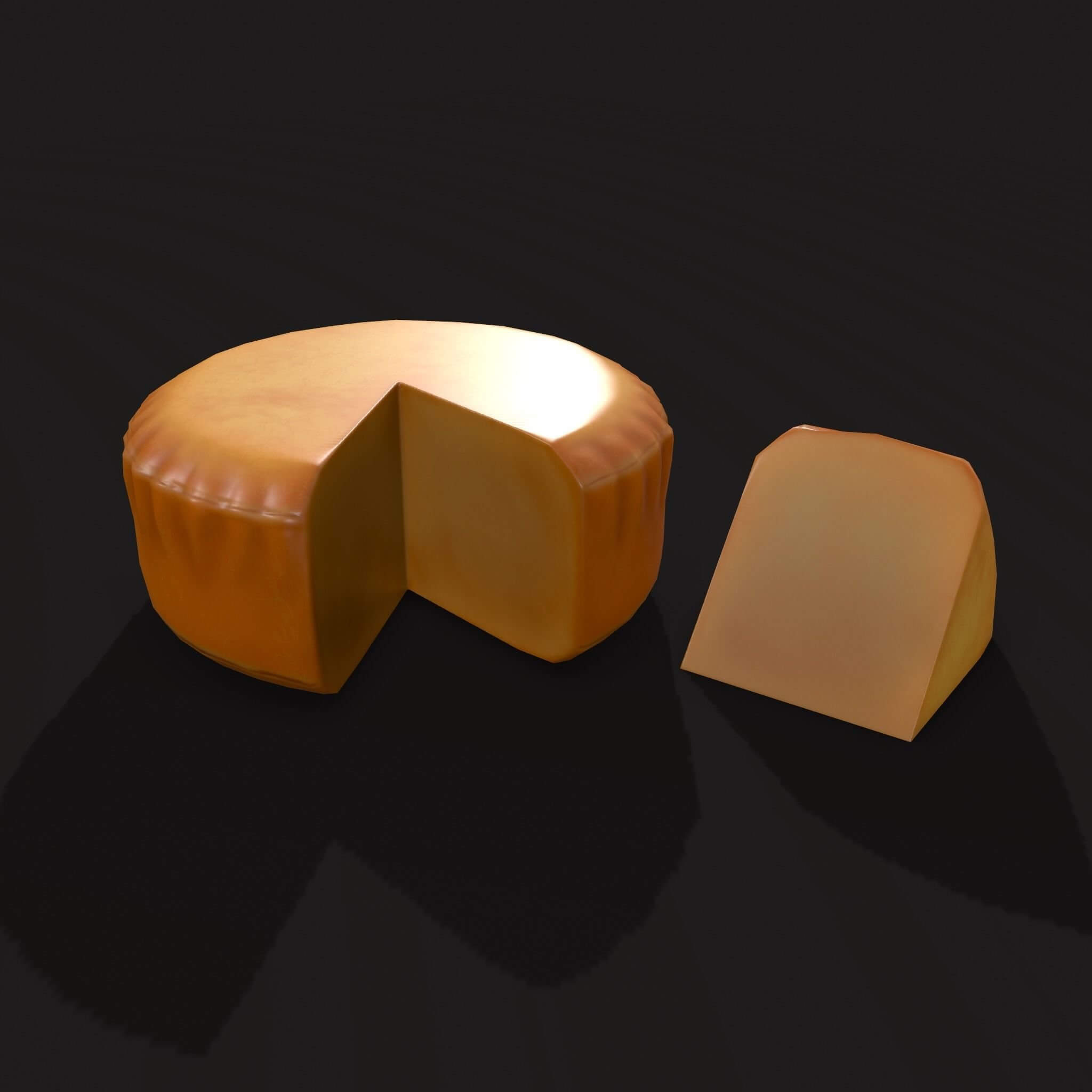 Cheddar Cheese 3D Render | RenderHub Gallery