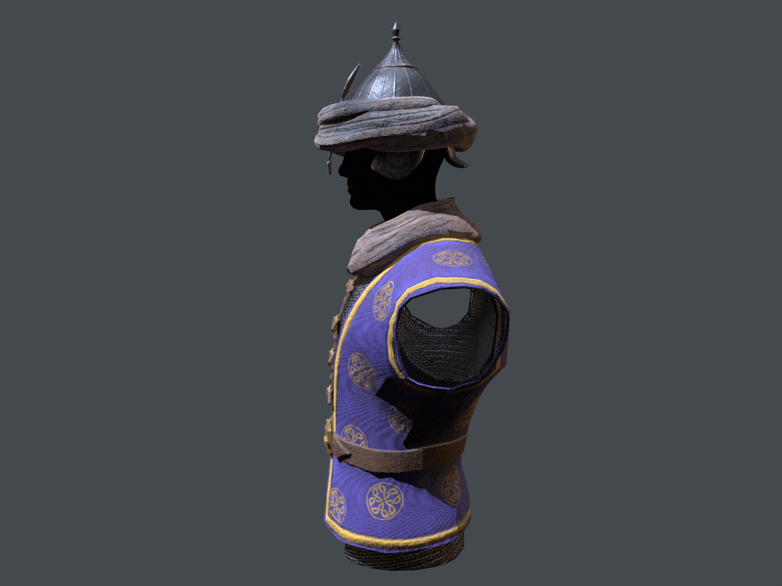 Cleric Golarion Armor 3D Render, Digital Art by PaburoVIII