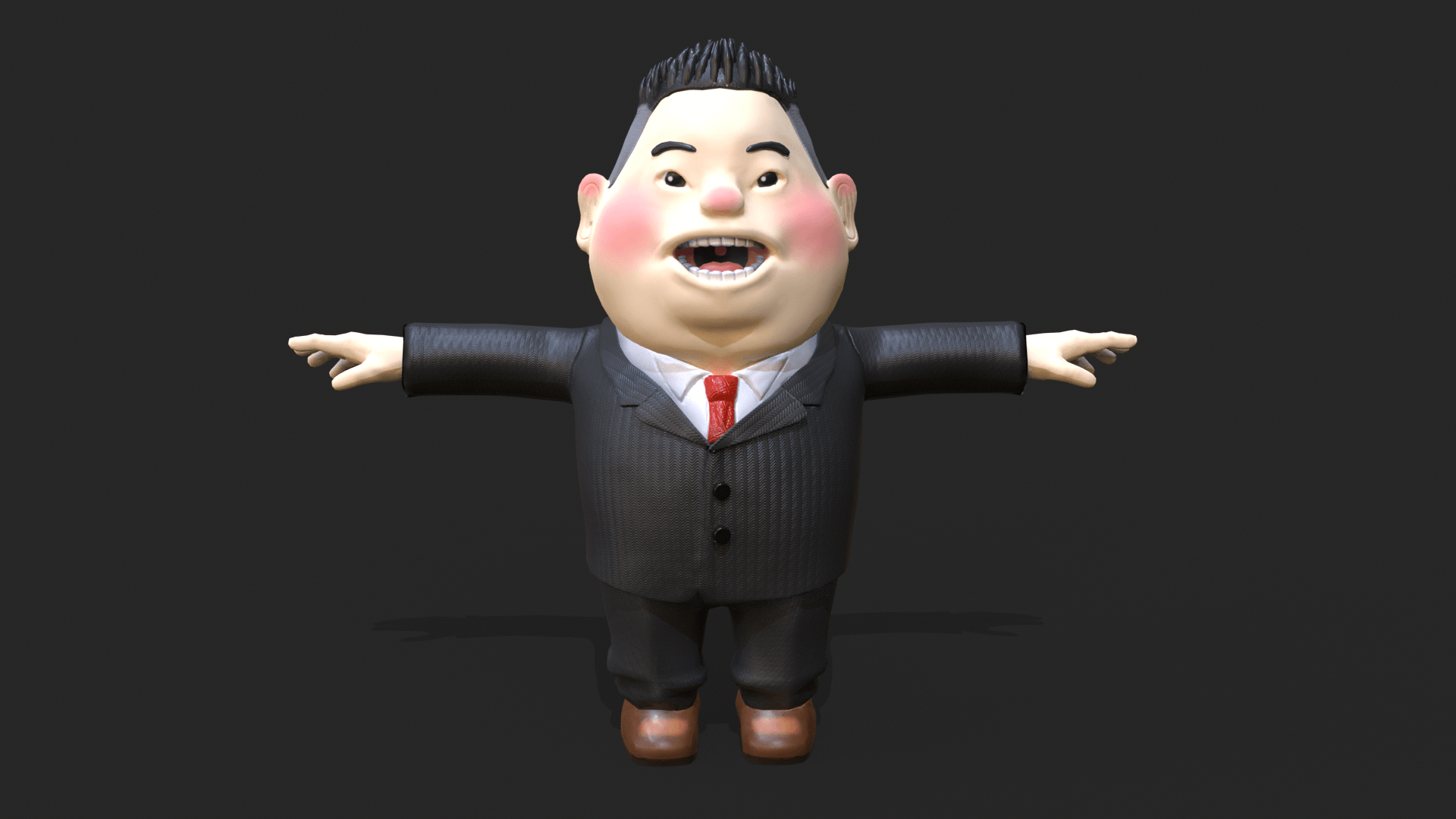 Daisuke Honda 3D Render, Digital Art by PaburoVIII