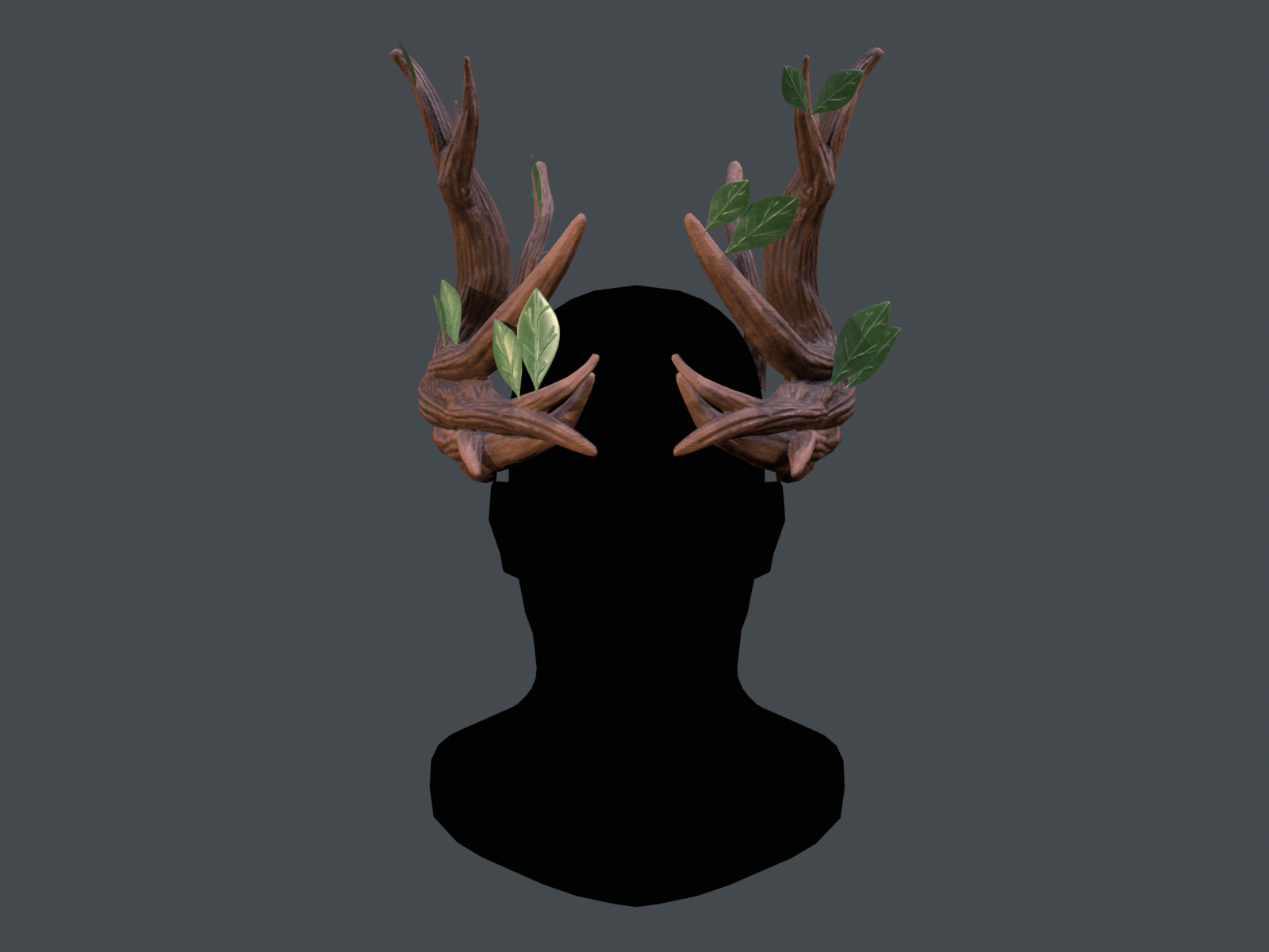 Druid Crown 3D Render, Digital Art by PaburoVIII