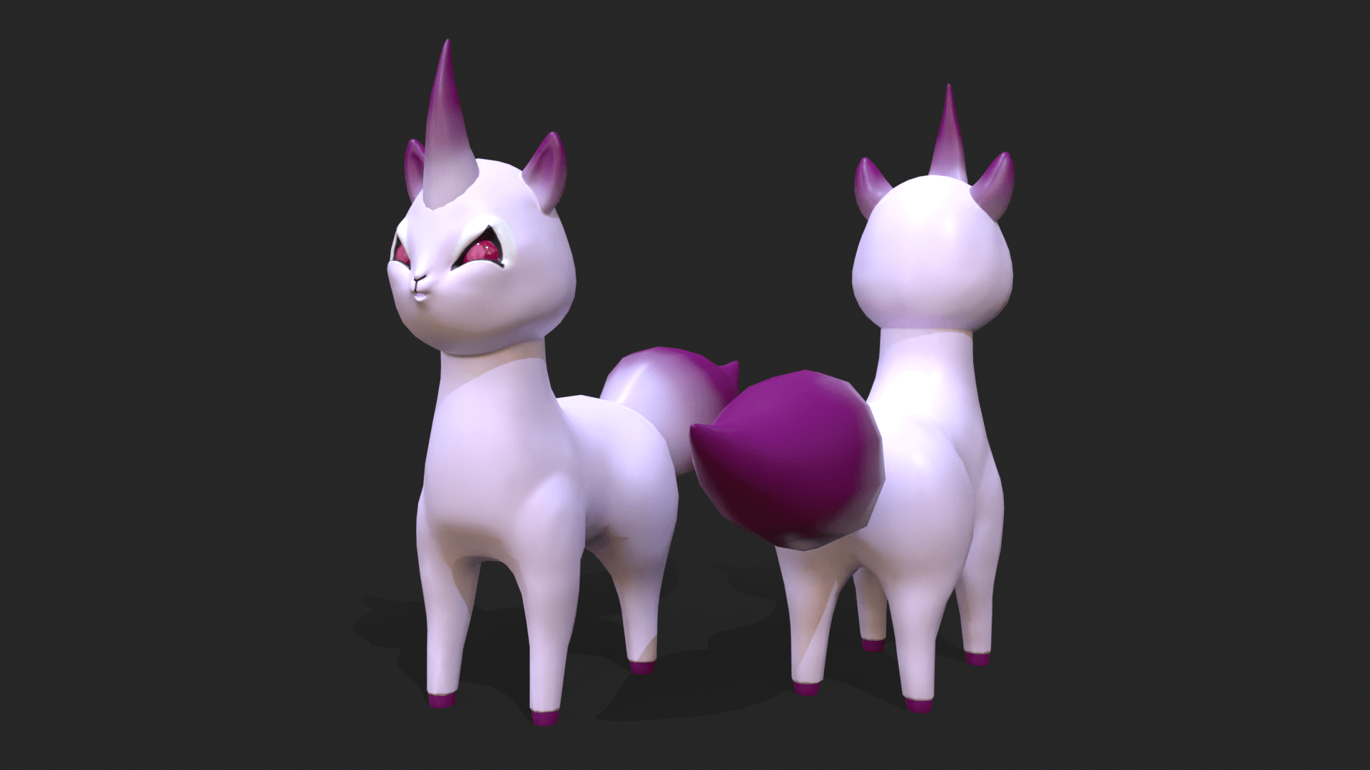 Evil Lama 3D Render, Digital Art by PaburoVIII