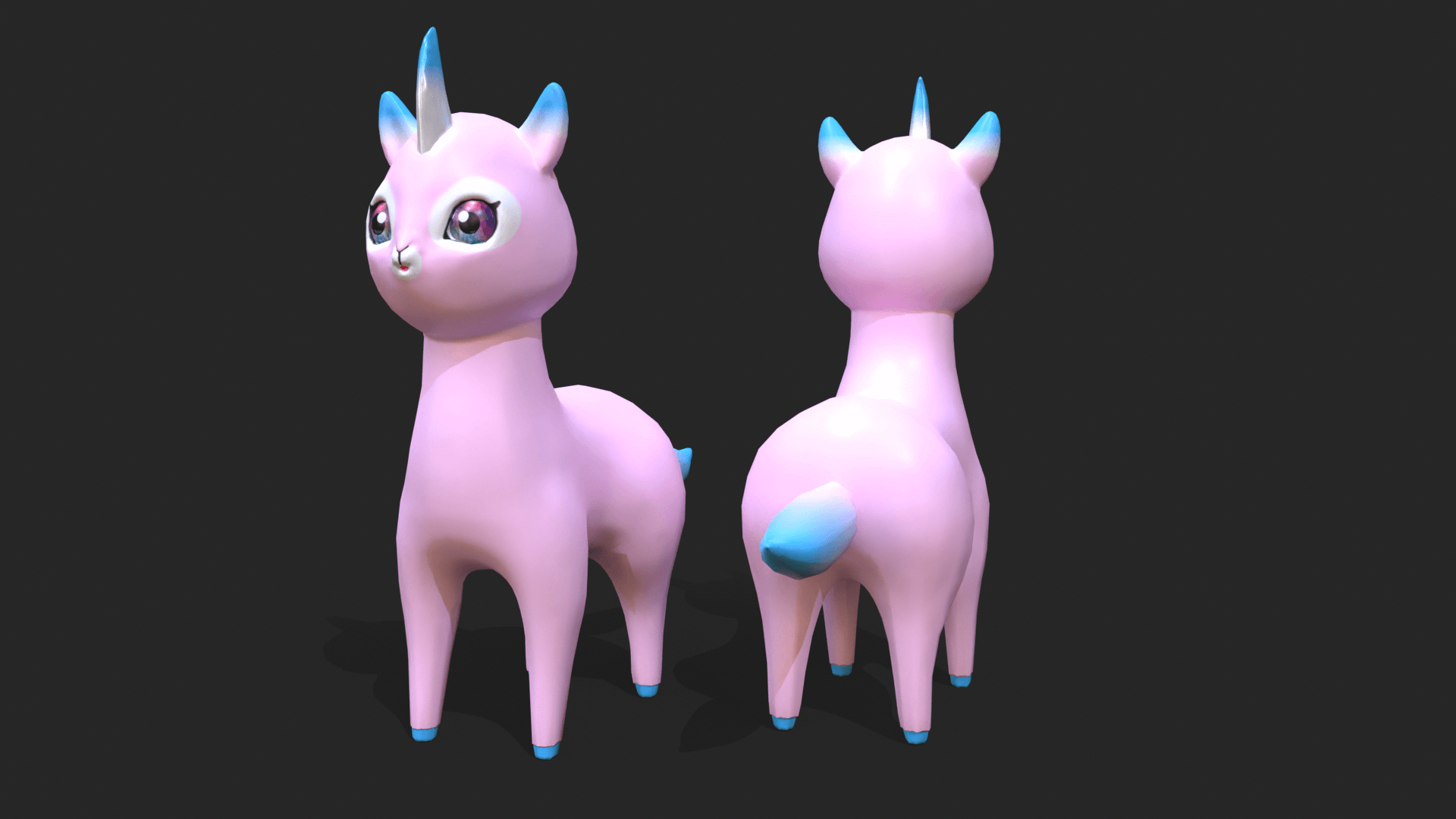 Good Lama 3D Render, Digital Art by PaburoVIII