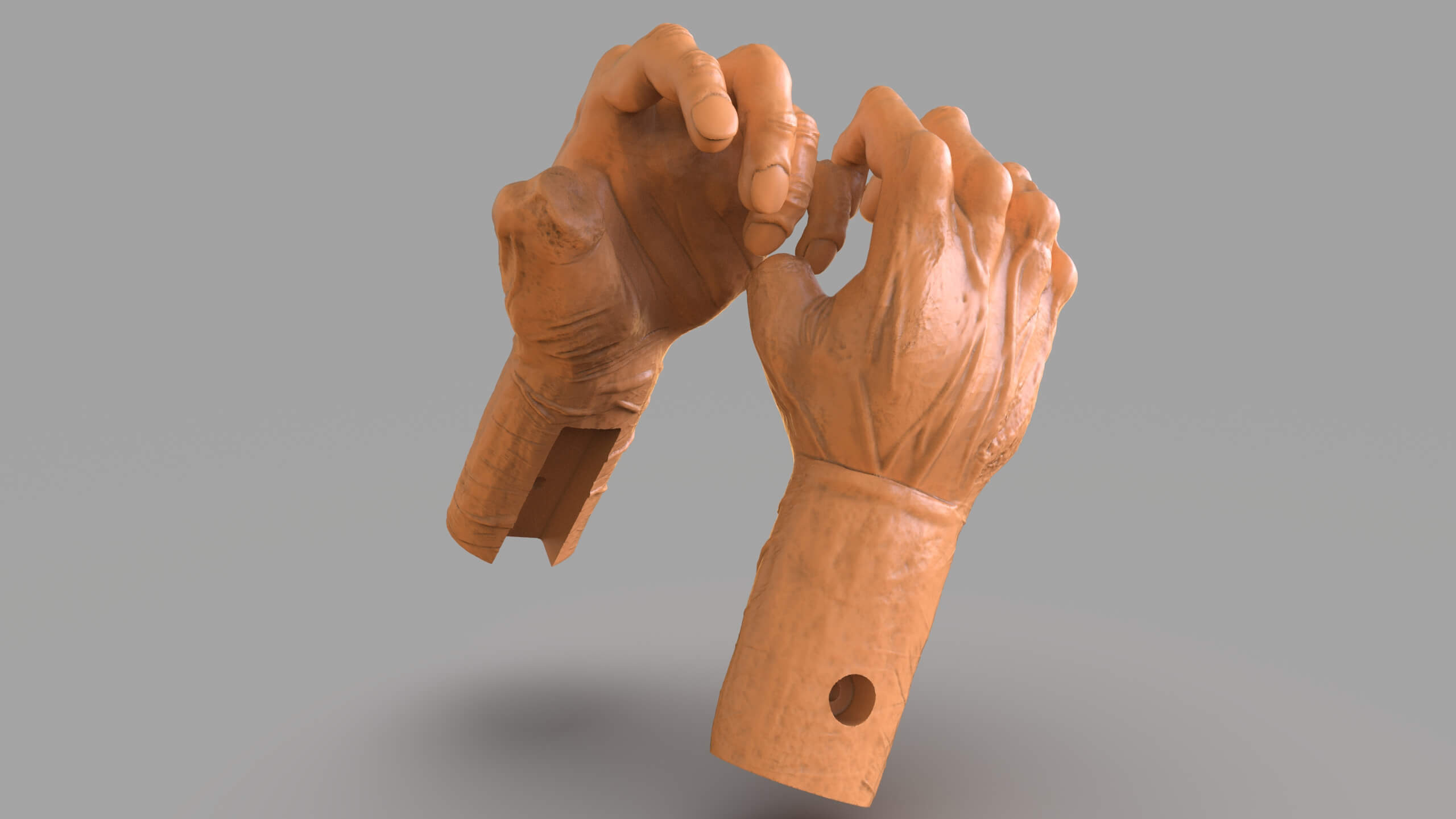 Hangman Hands 3D Render, Digital Art by PaburoVIII