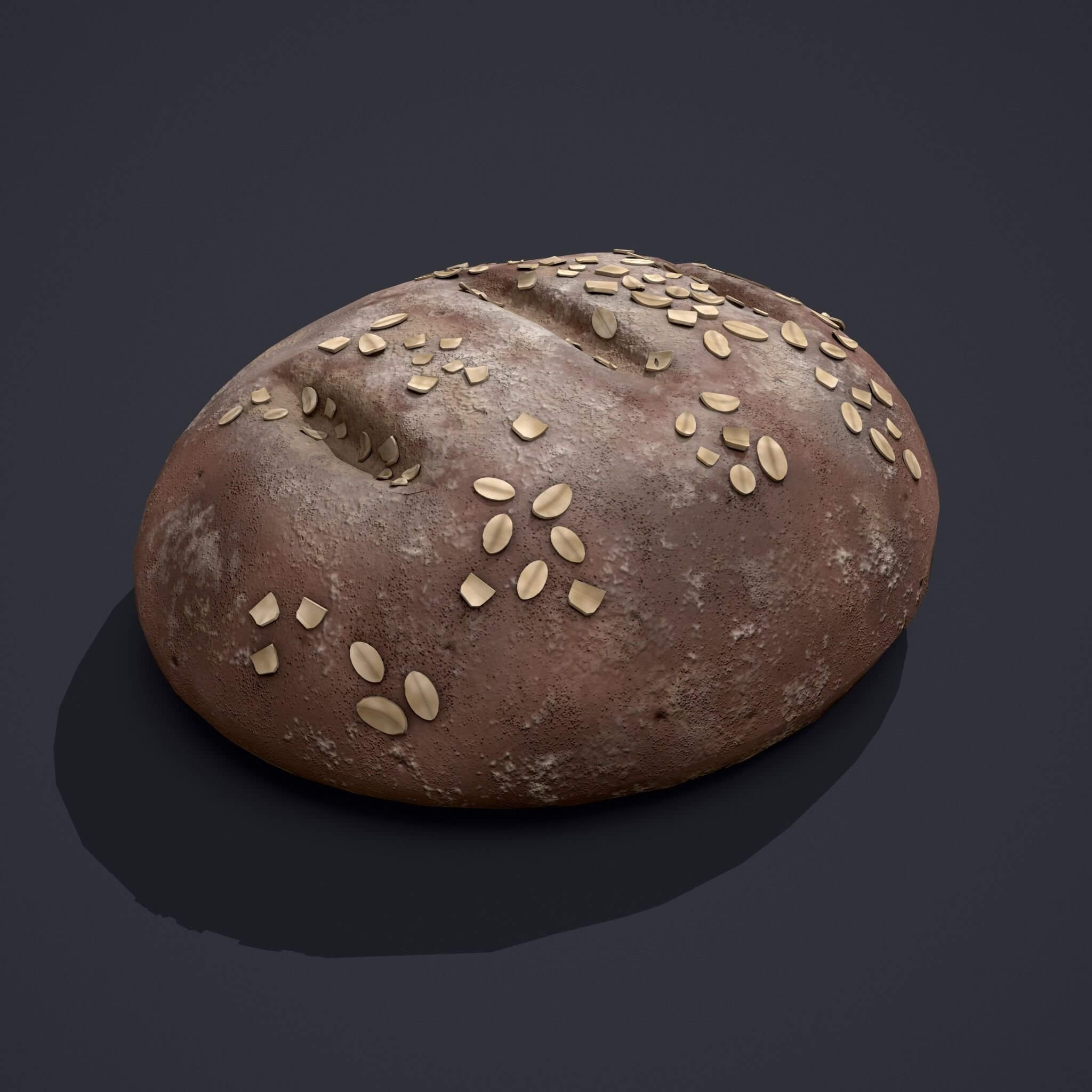 Medieval Oat Bread 3D Render, Digital Art by PaburoVIII