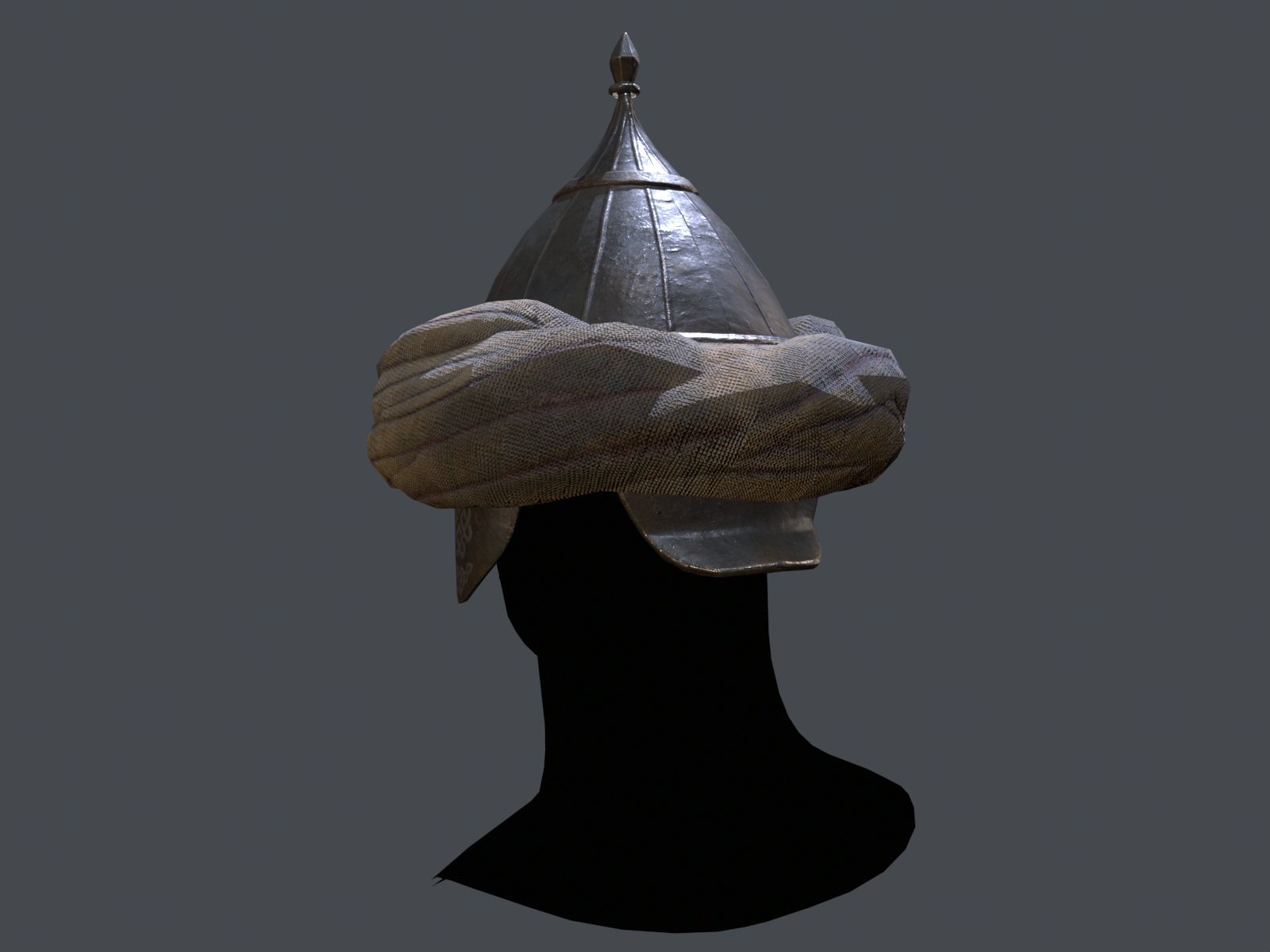 Medieval Turban Helm 3D Render | RenderHub Gallery