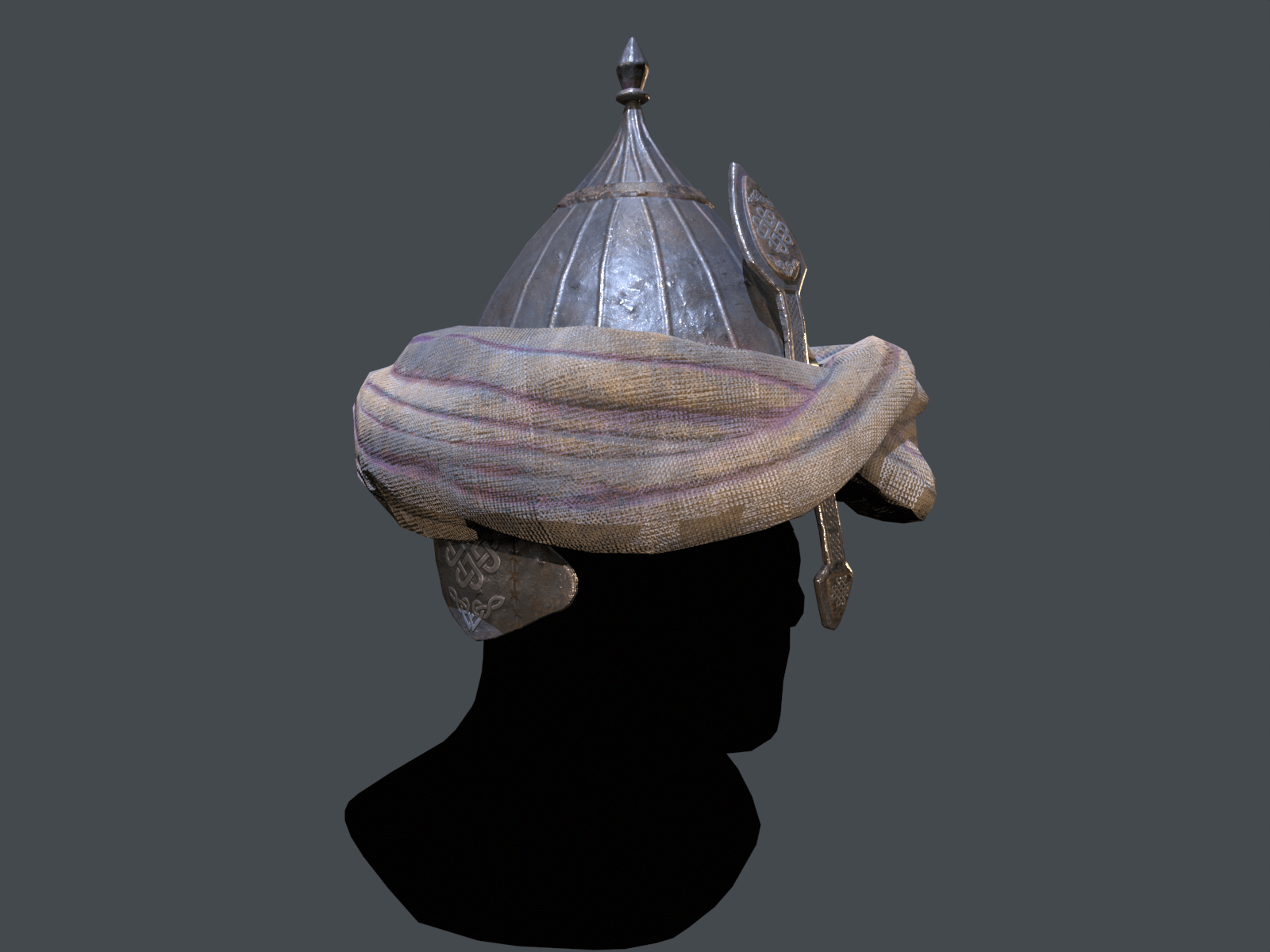 Medieval Turban Helm 3D Render | RenderHub Gallery