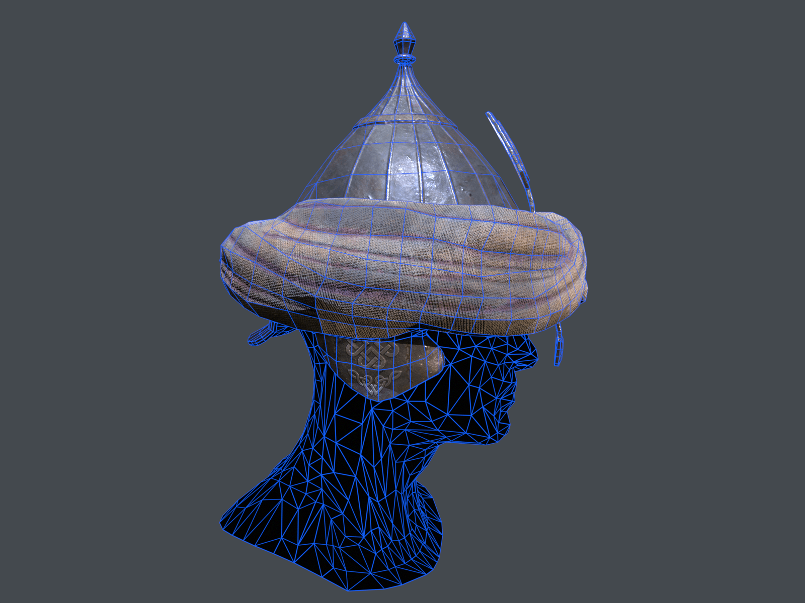 Medieval Turban Helm 3D Render | RenderHub Gallery