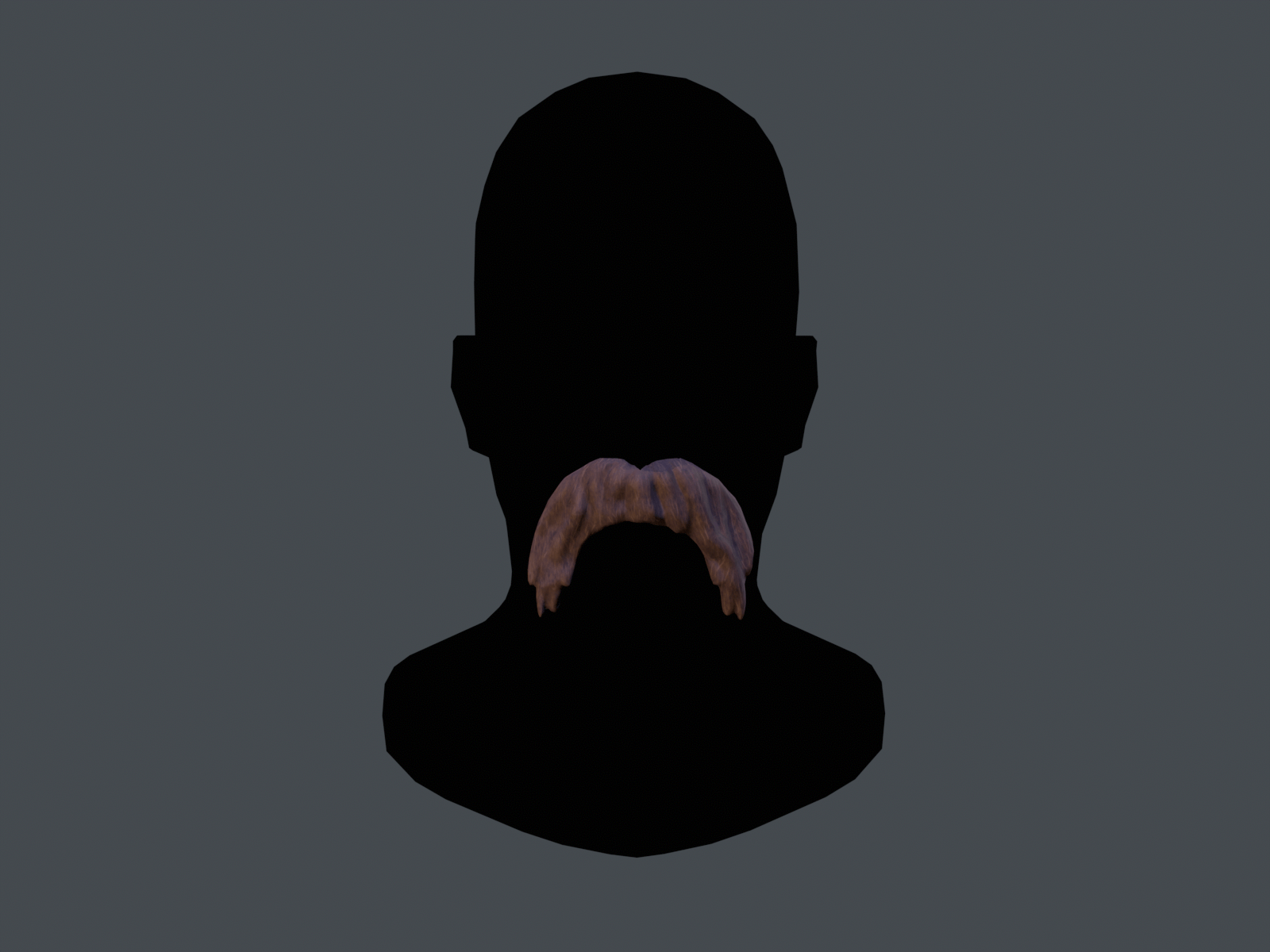 Moustache 3D Render, Digital Art by PaburoVIII