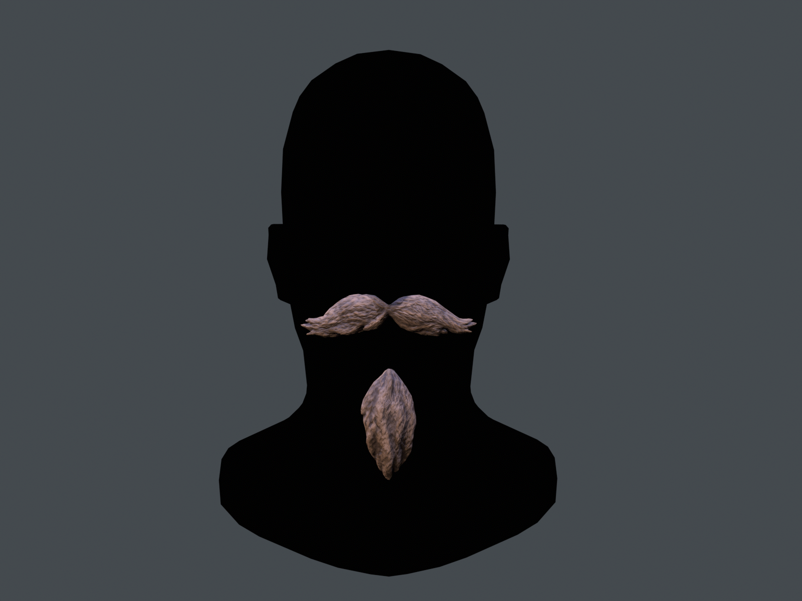 Musketeer Mustache 3D Render, Digital Art by PaburoVIII