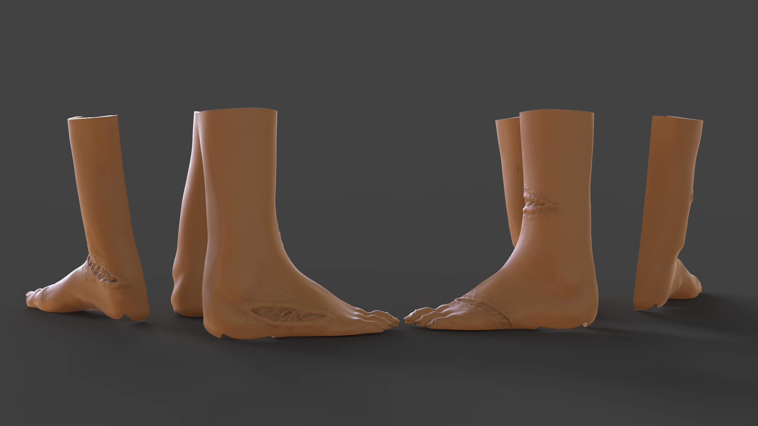 Regan MacNeil Feet 3D Render, Digital Art by PaburoVIII