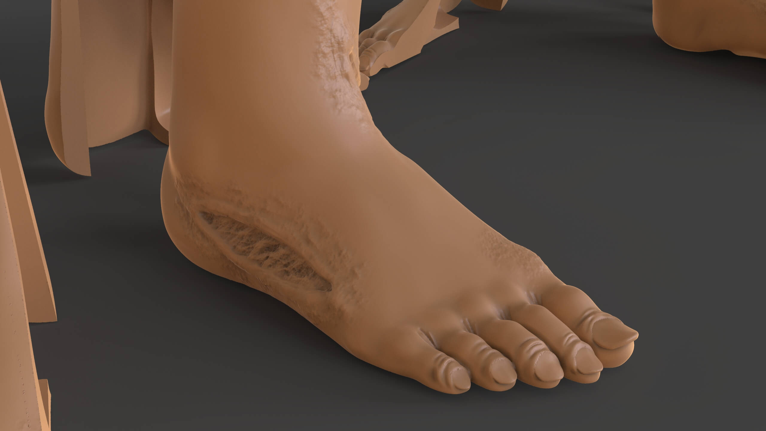 Regan MacNeil Feet 3D Render, Digital Art by PaburoVIII