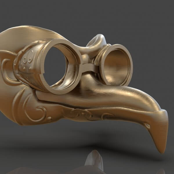 Steampunk Pilot Hat 3D Render | RenderHub Gallery