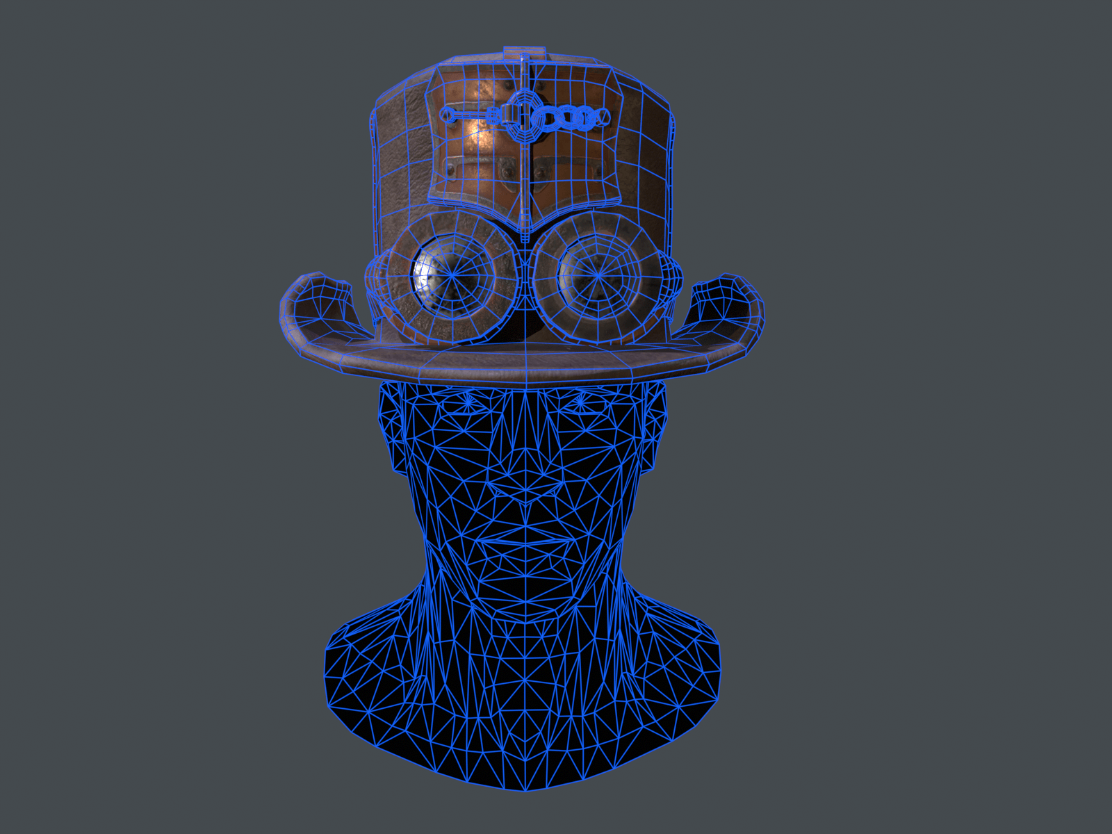 Steampunk Top Hat 3D Render | RenderHub Gallery