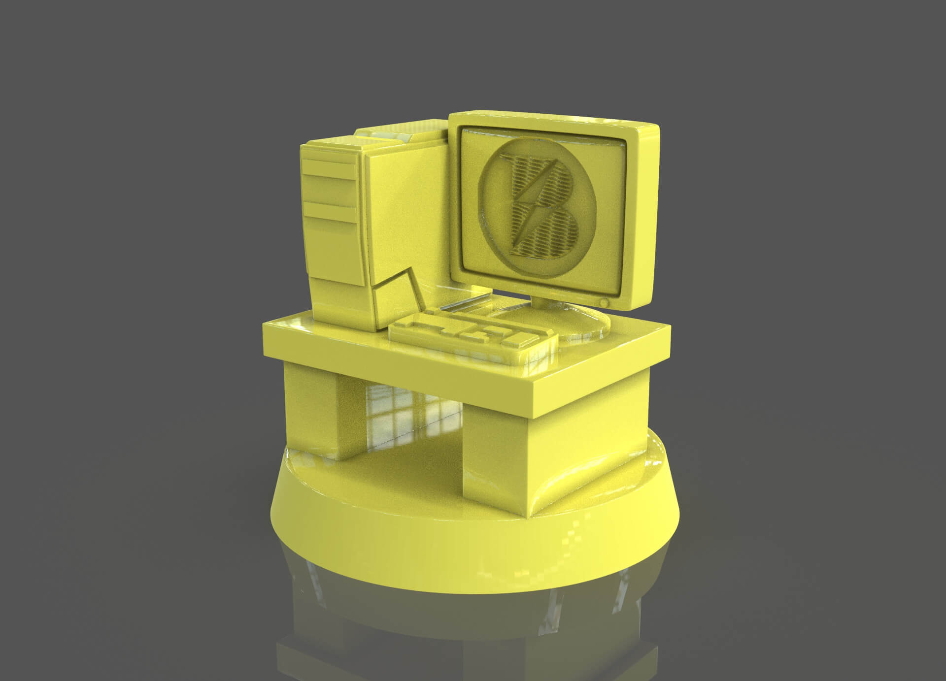 Tabletop Figurines PC 3D Render, Digital Art by PaburoVIII