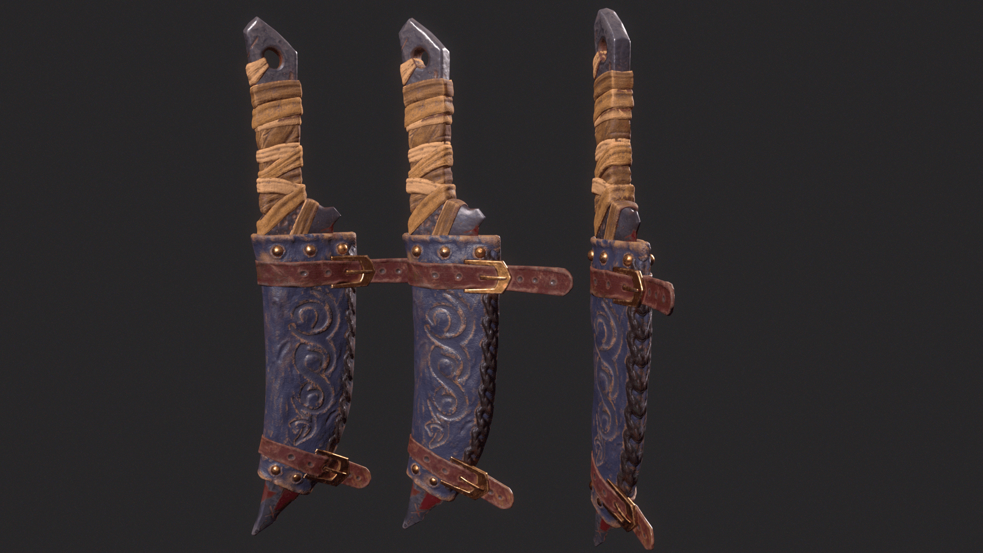 The Dagger Of Akenash 3D Render, Digital Art by PaburoVIII