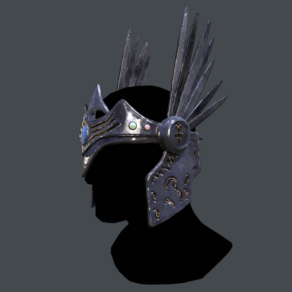 Troyan Helmet 3D Render | RenderHub Gallery