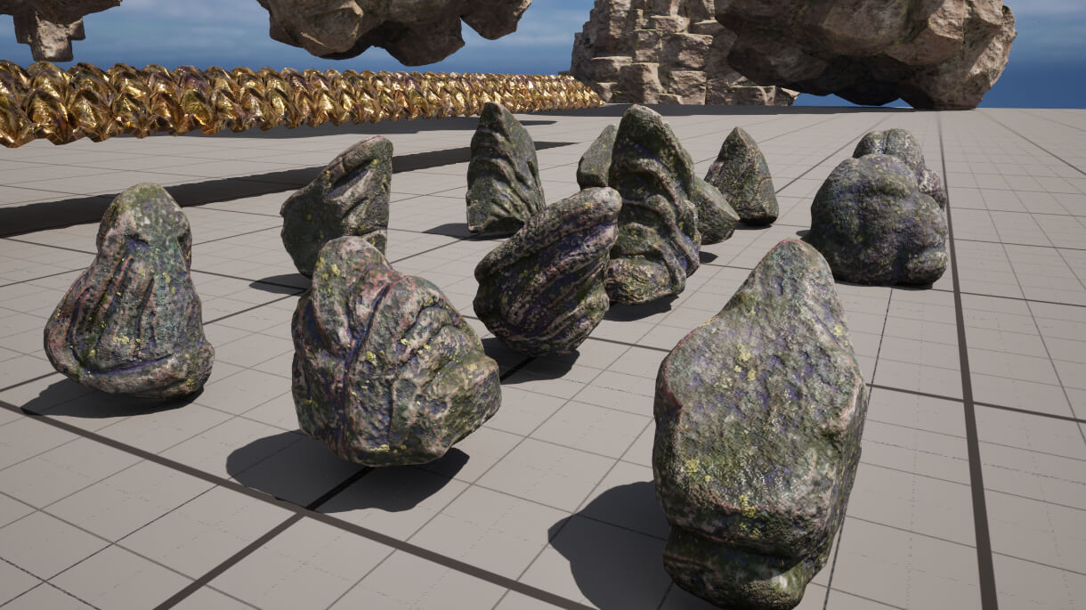 Viking Rocks 3D Render, Digital Art by PaburoVIII