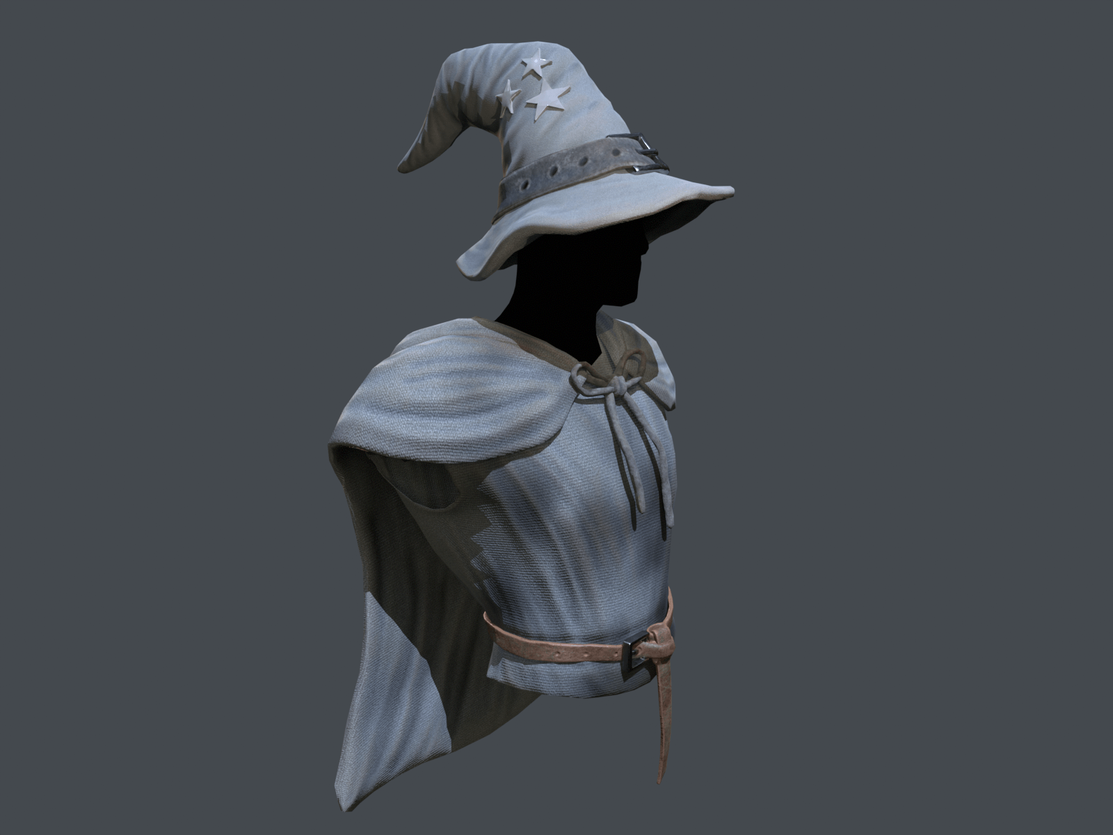 Wizard Robes 3D Render, Digital Art by PaburoVIII