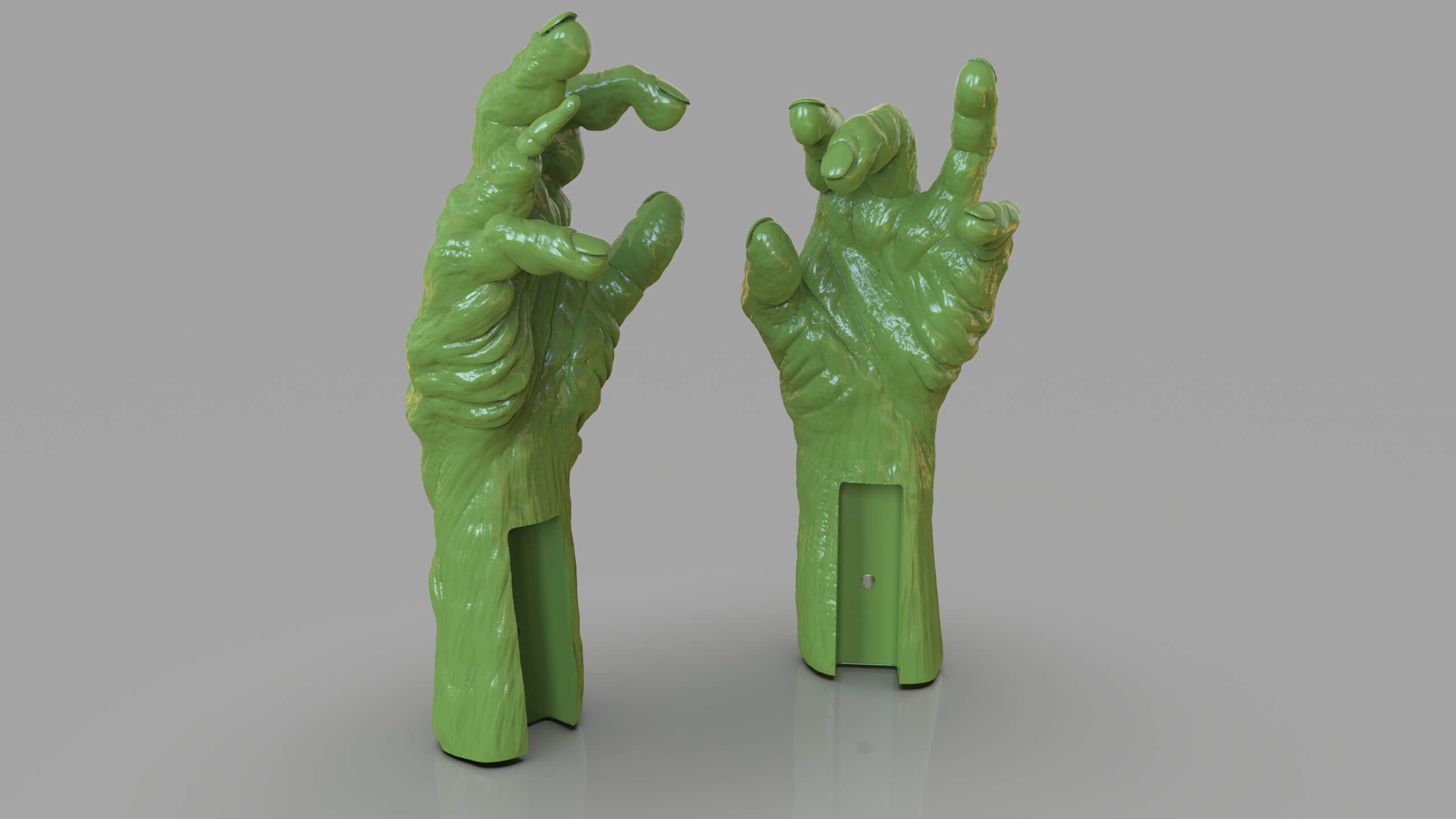 Zombie Hands 3D Render, Digital Art by PaburoVIII