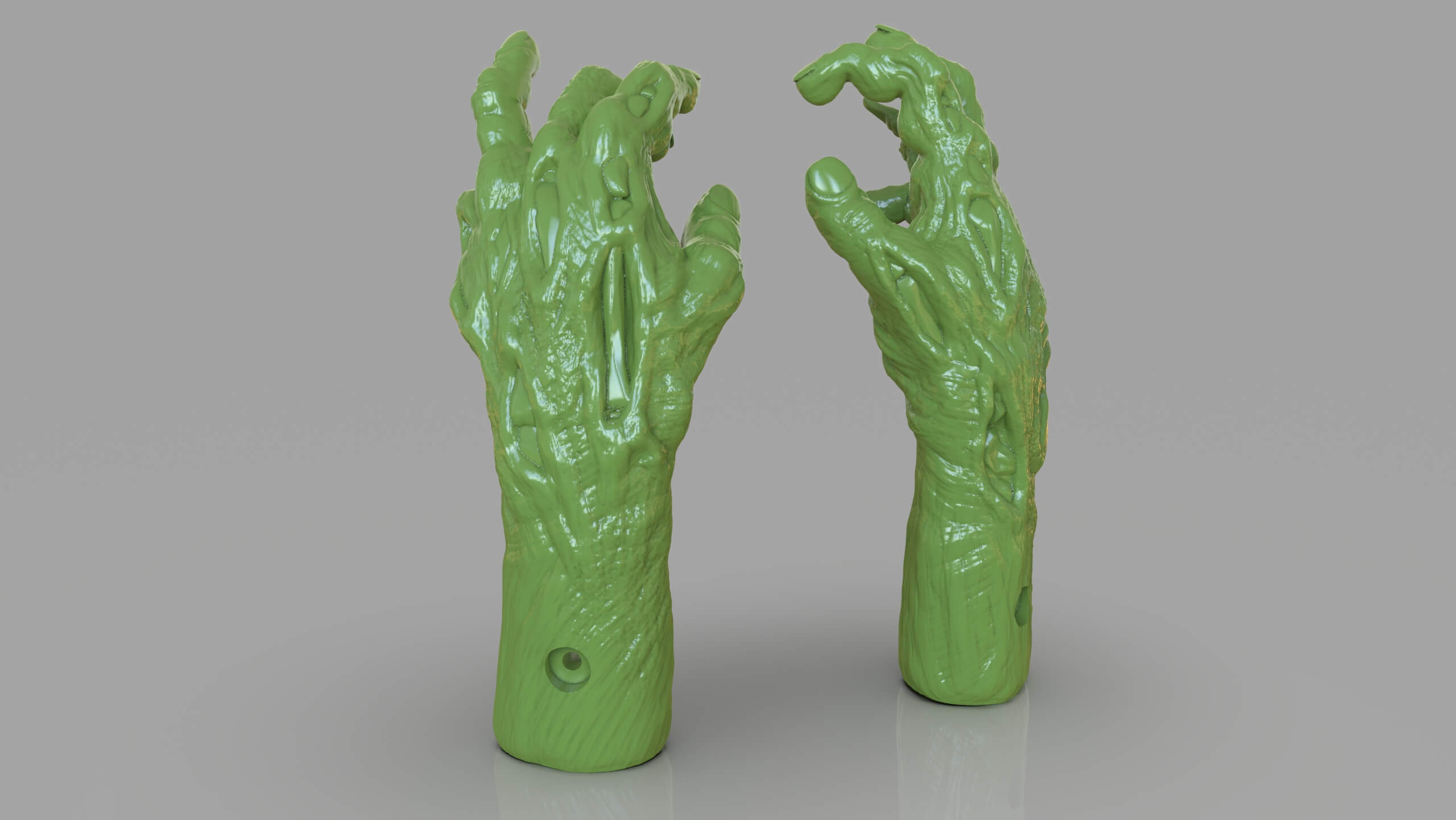 Zombie Hands 3D Render, Digital Art by PaburoVIII