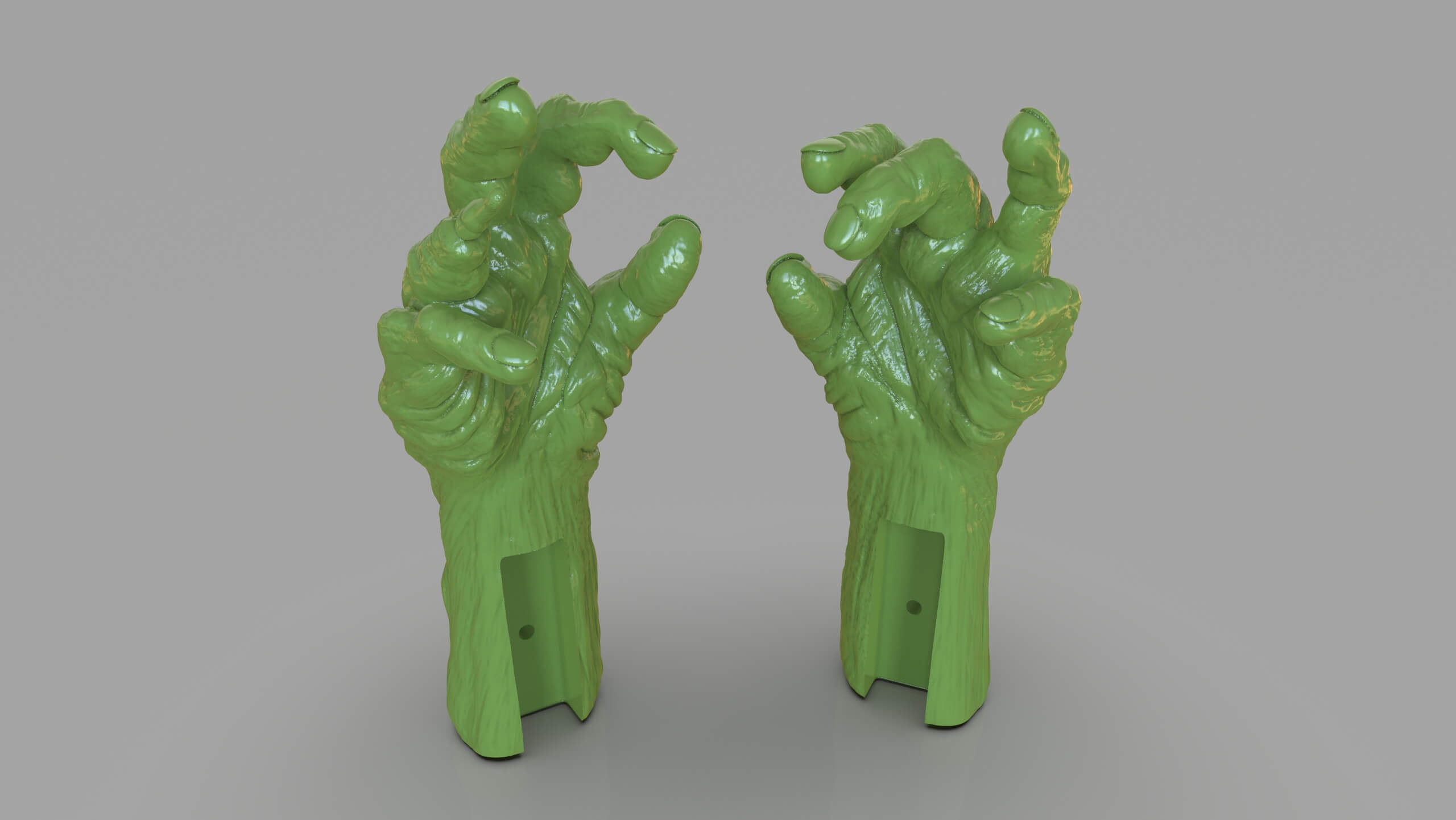 Zombie Hands 3D Render, Digital Art by PaburoVIII