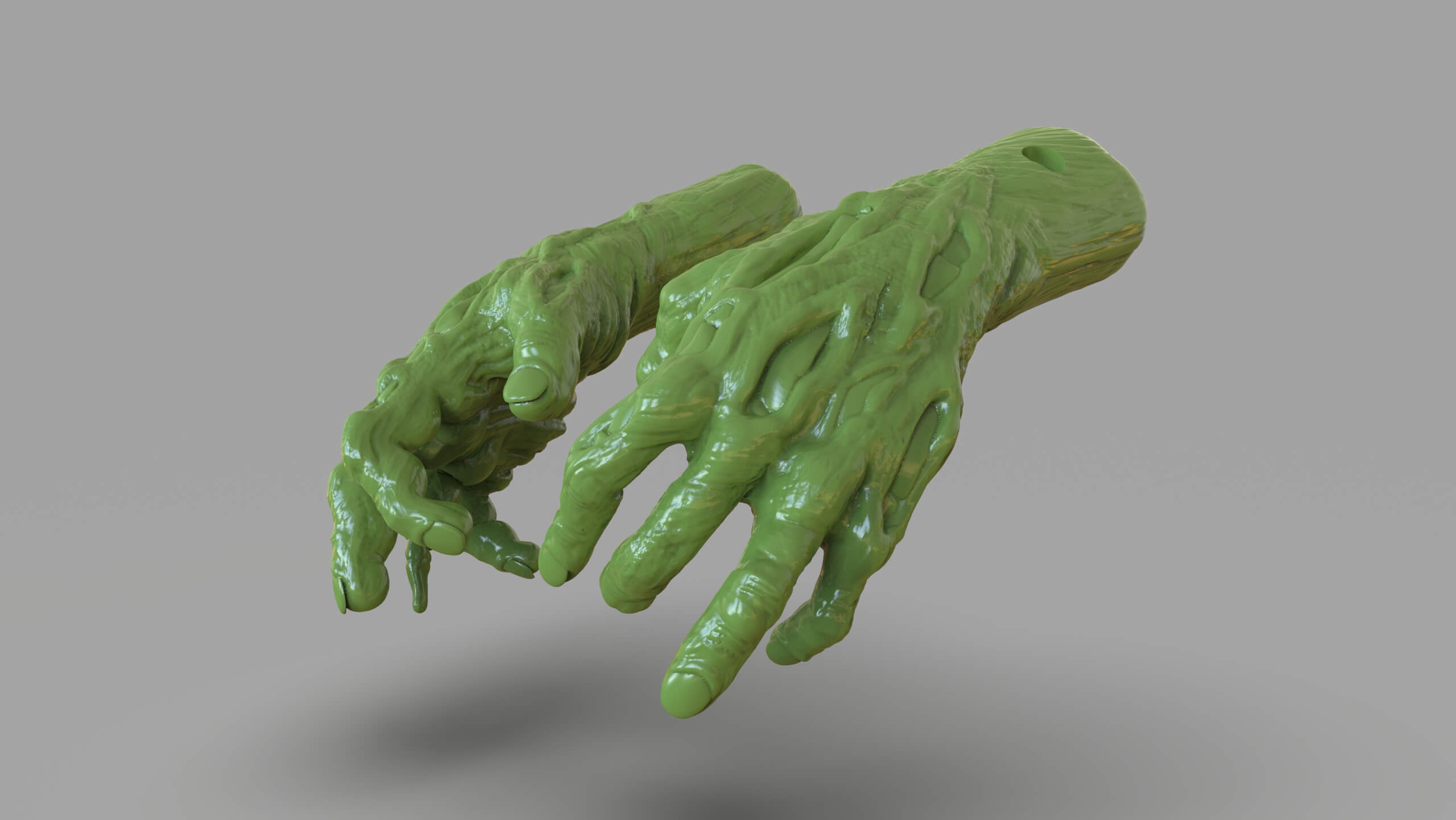 Zombie Hands 3D Render, Digital Art by PaburoVIII