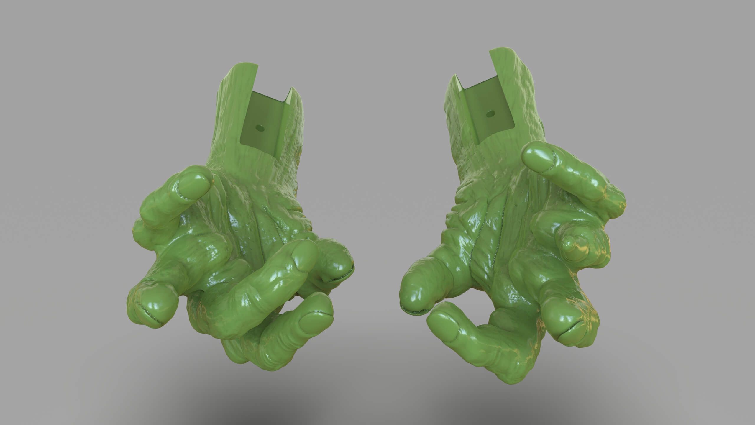 Zombie Hands 3D Render, Digital Art by PaburoVIII