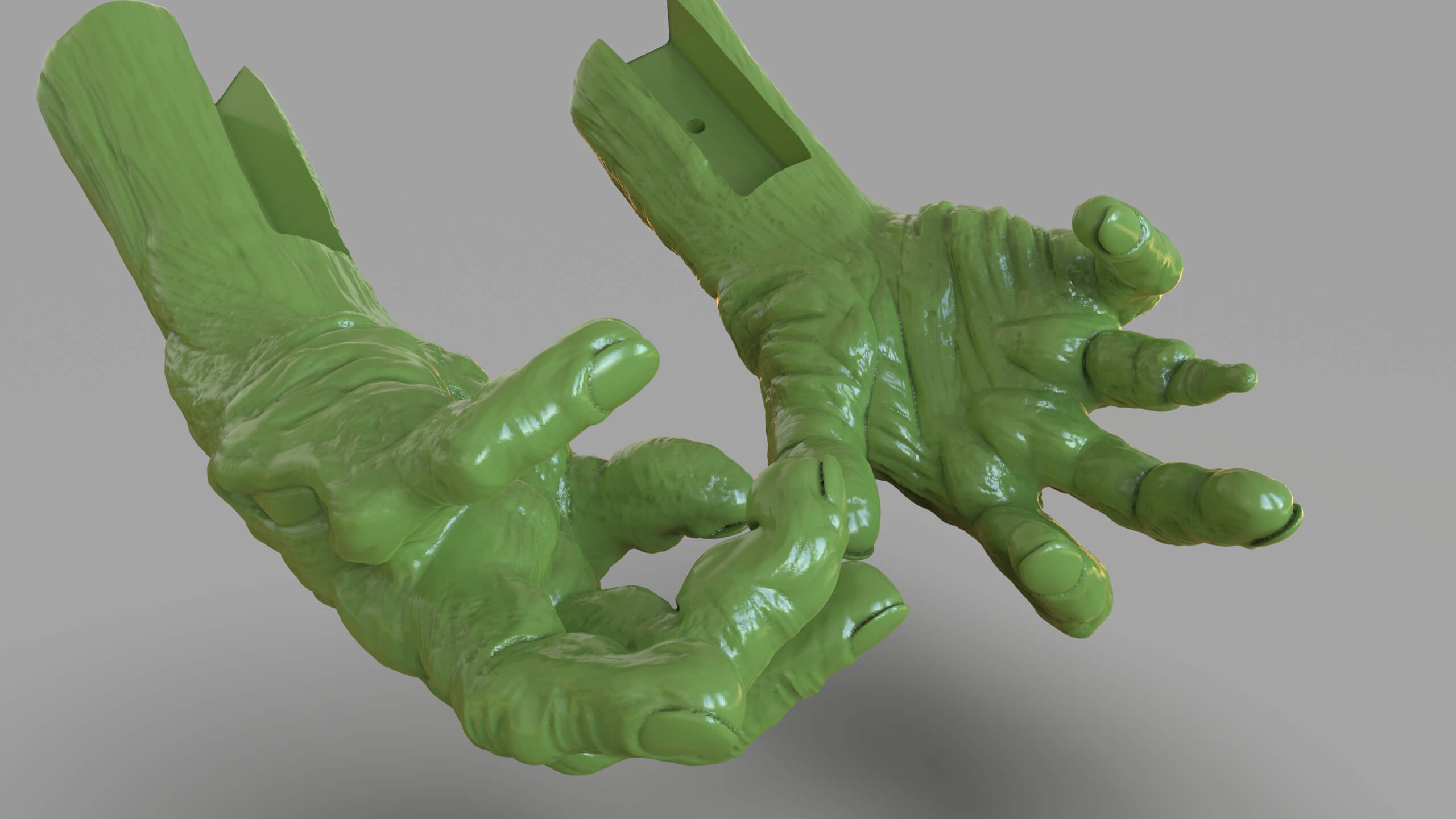 Zombie Hands 3D Render, Digital Art by PaburoVIII