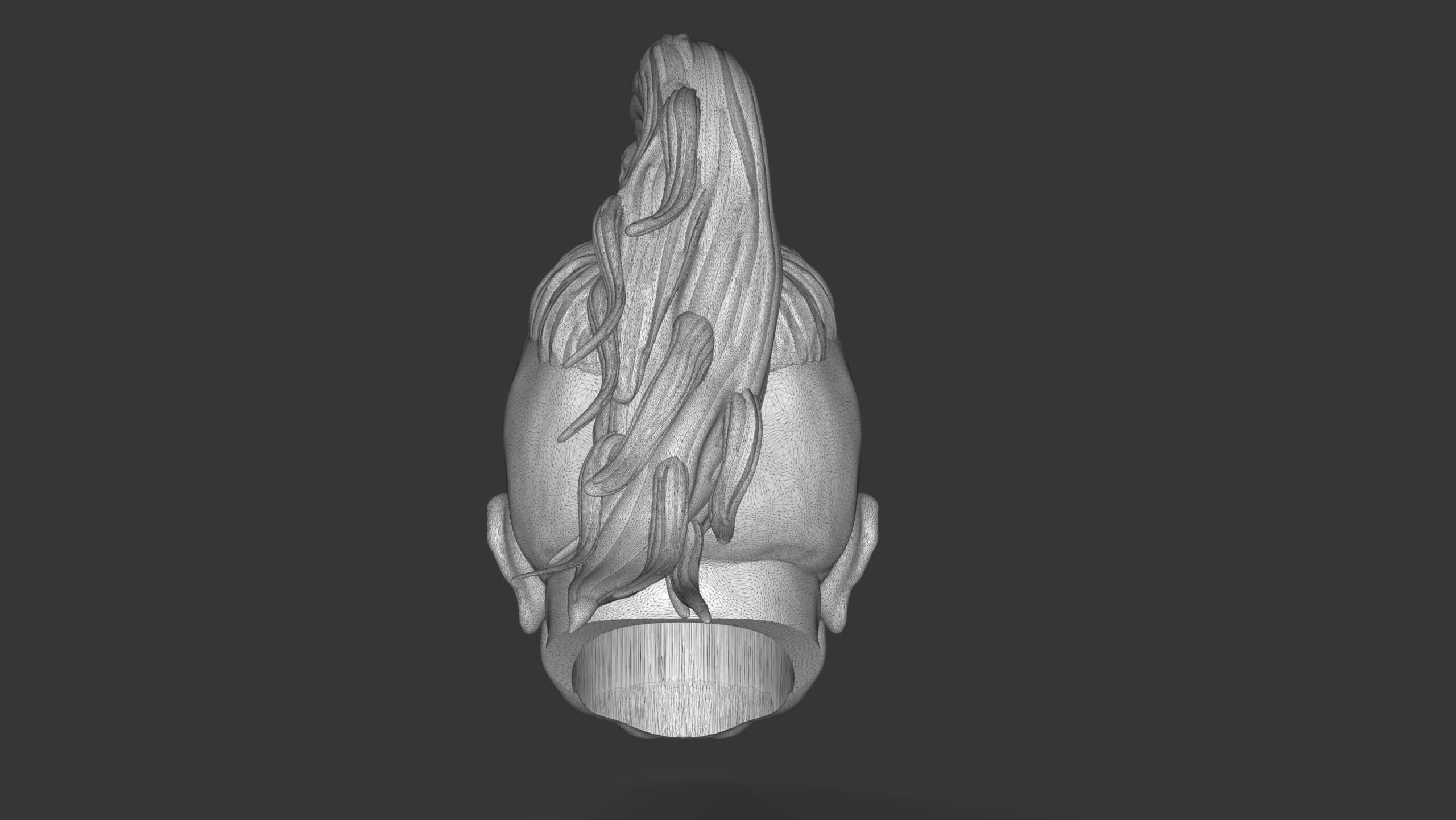 Hawaiian Warrior Head - 3D Model by PaburoVIII