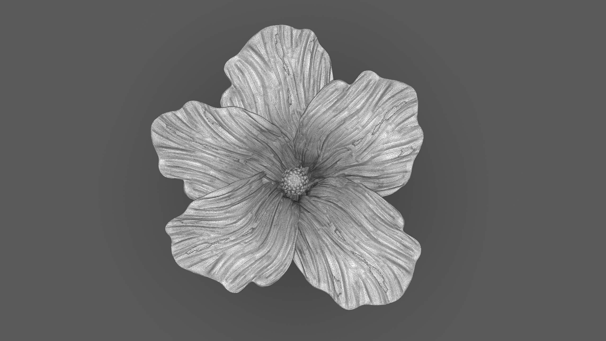 Hibiscus Flower Sculpt - 3D Model by PaburoVIII