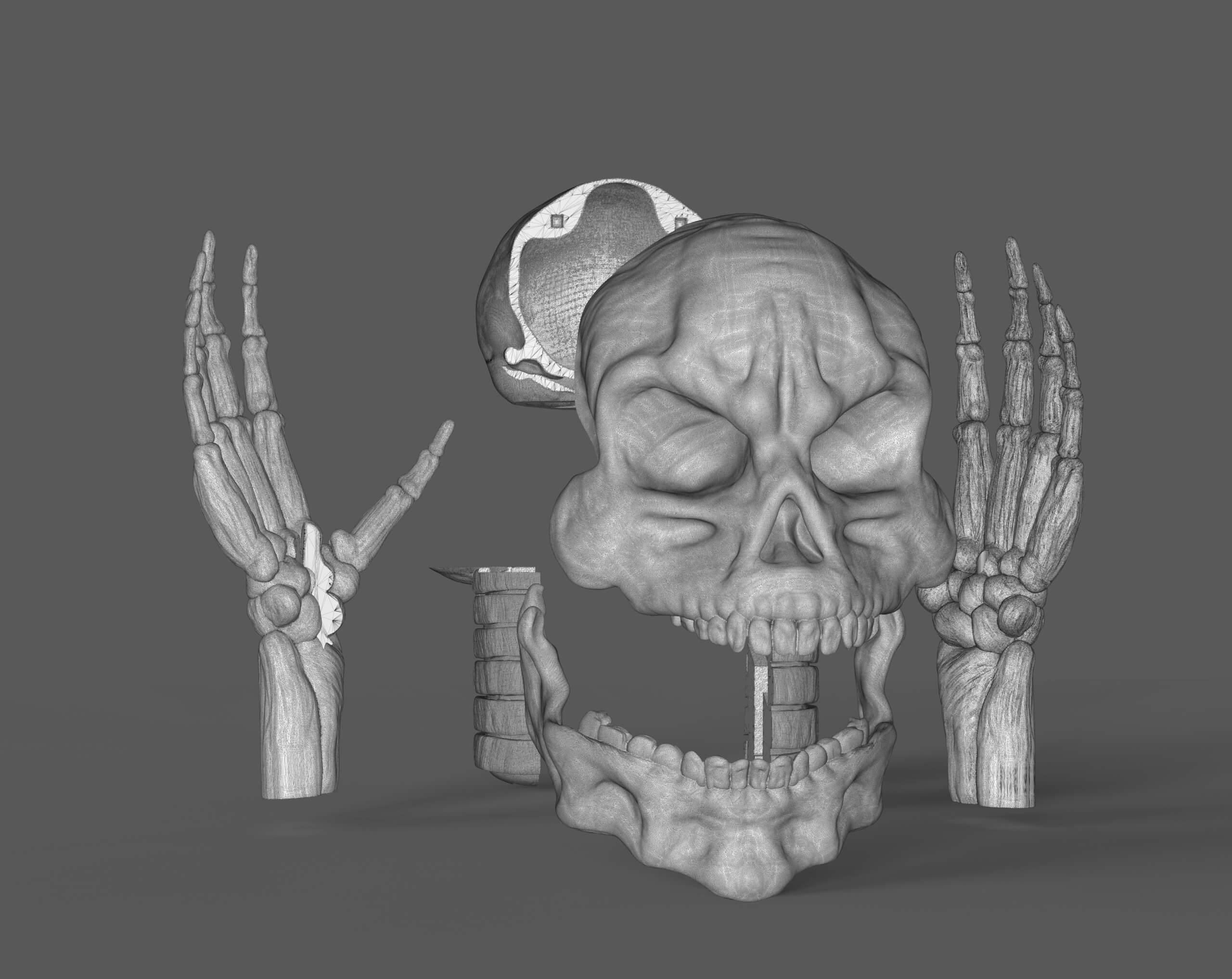 Lord Death Parts - 3D Model by PaburoVIII