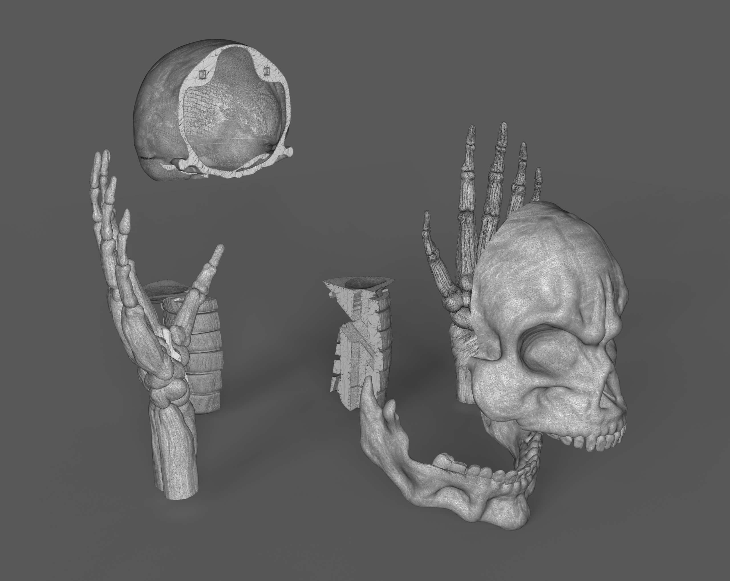 Lord Death Parts - 3D Model by PaburoVIII