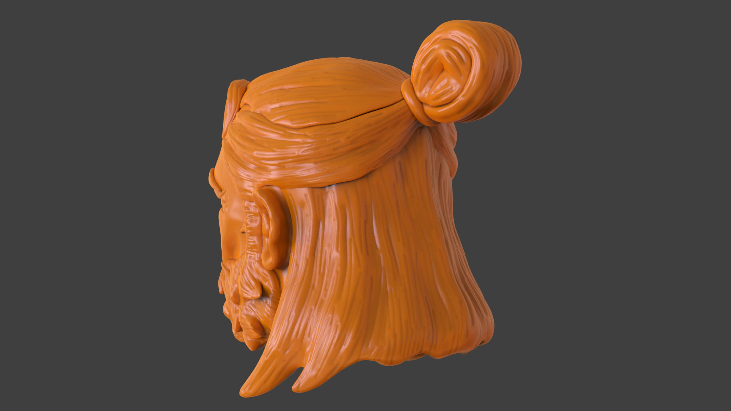 Man at Arms Head - 3D Model by PaburoVIII