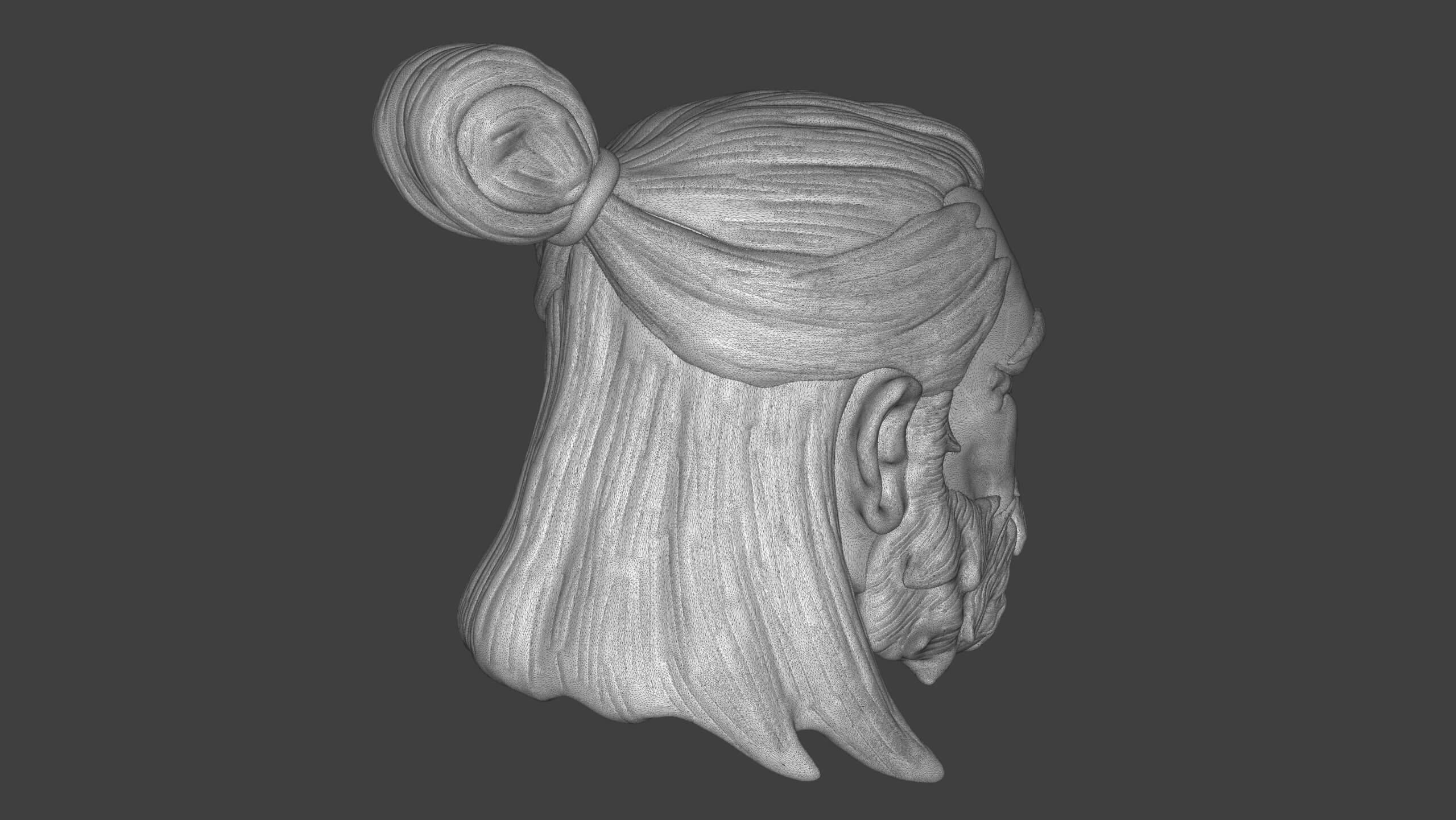 Man at Arms Head - 3D Print Model by PaburoVIII