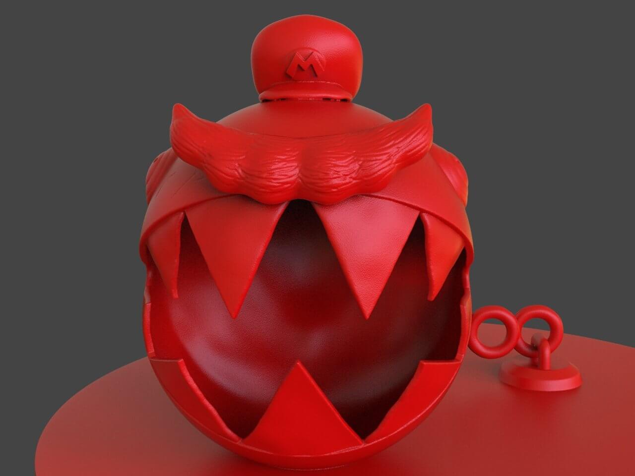 Mario Chomp from Super Mario Odyssey - 3D Print Model by PaburoVIII