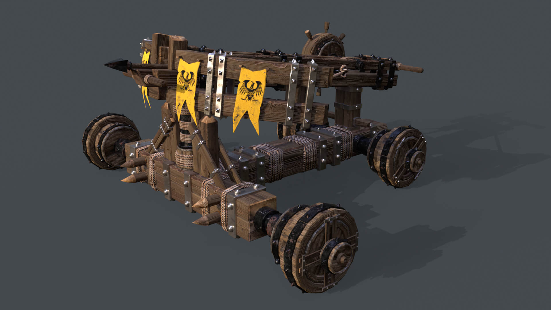 Medieval Ballista - 3D Model by PaburoVIII