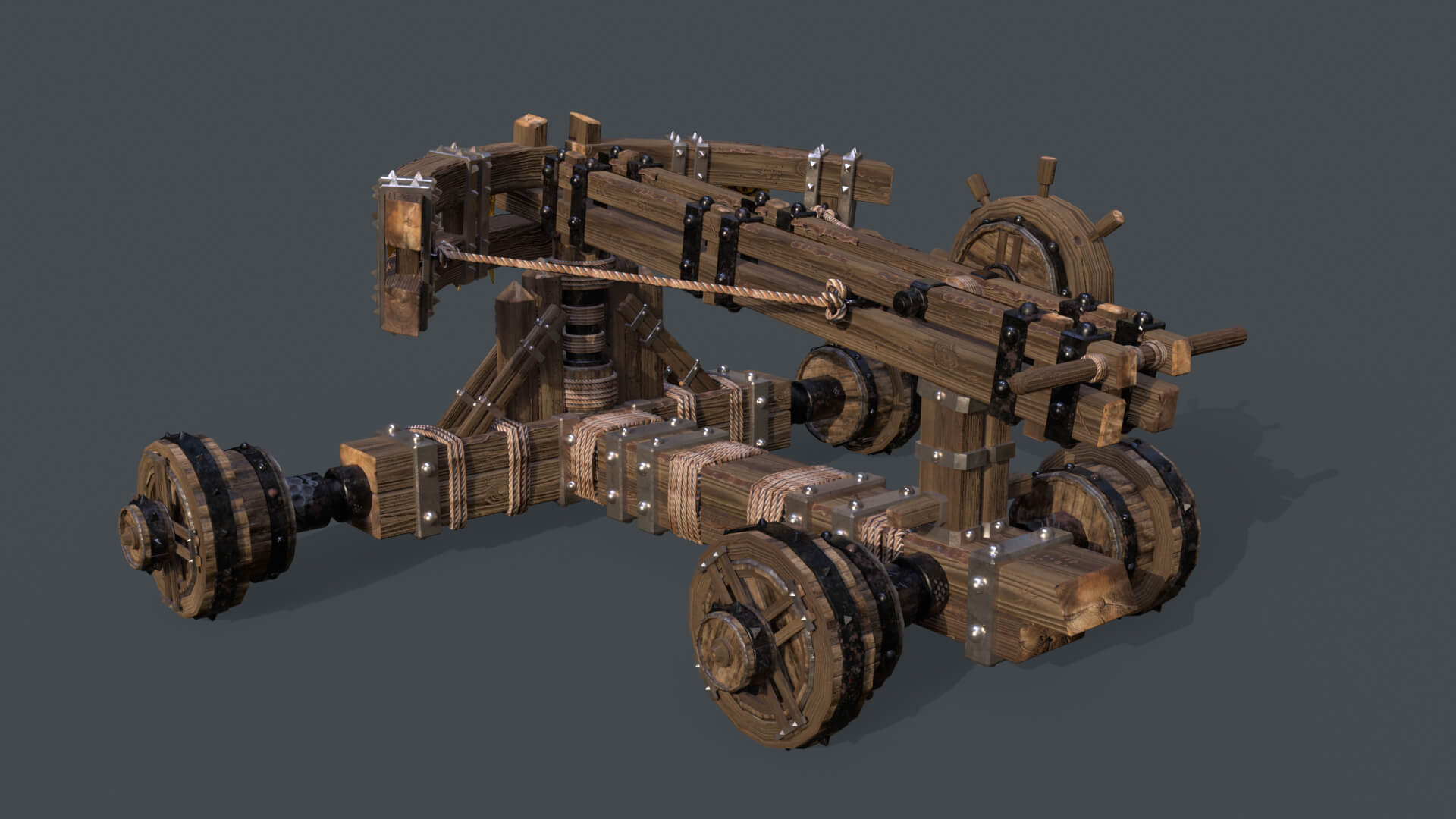 Medieval Ballista - 3D Model by PaburoVIII