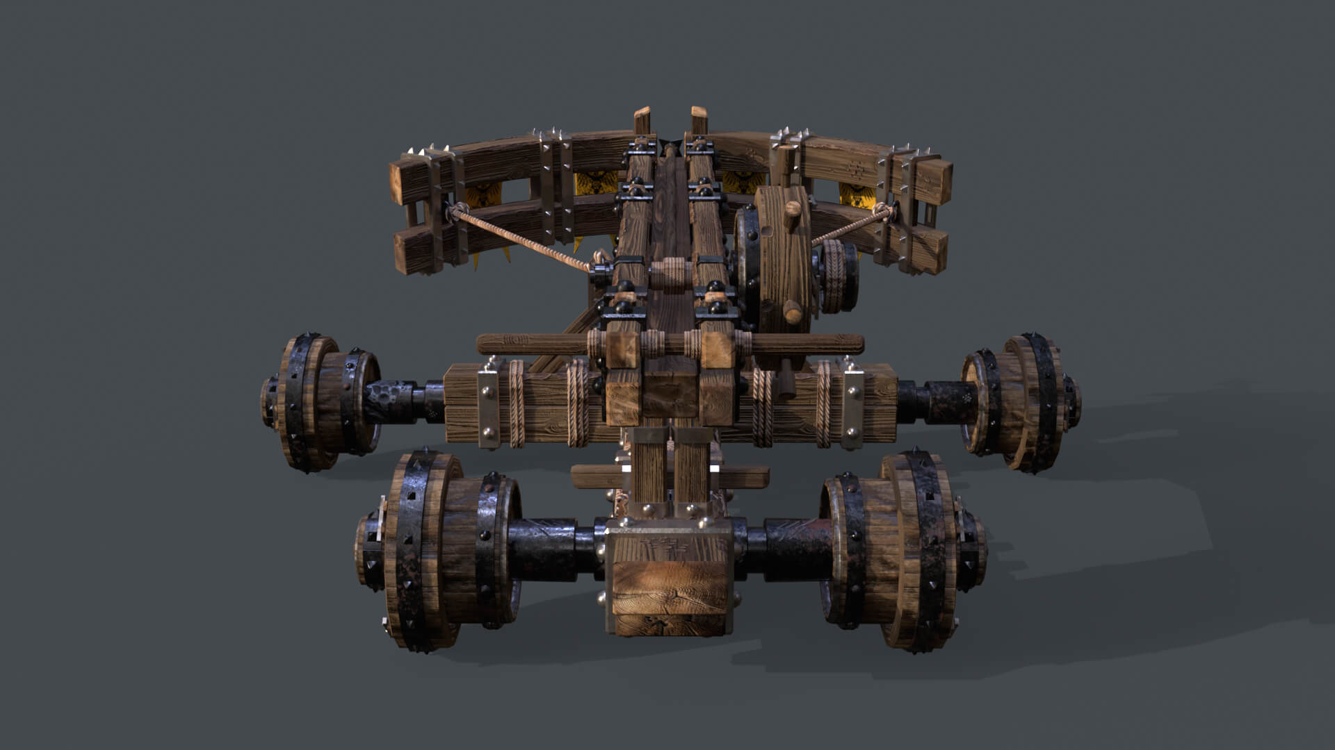 Medieval Ballista - 3D Model by PaburoVIII