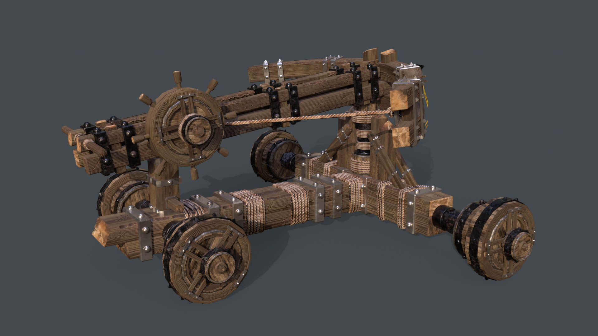 Medieval Ballista - 3D Model by PaburoVIII