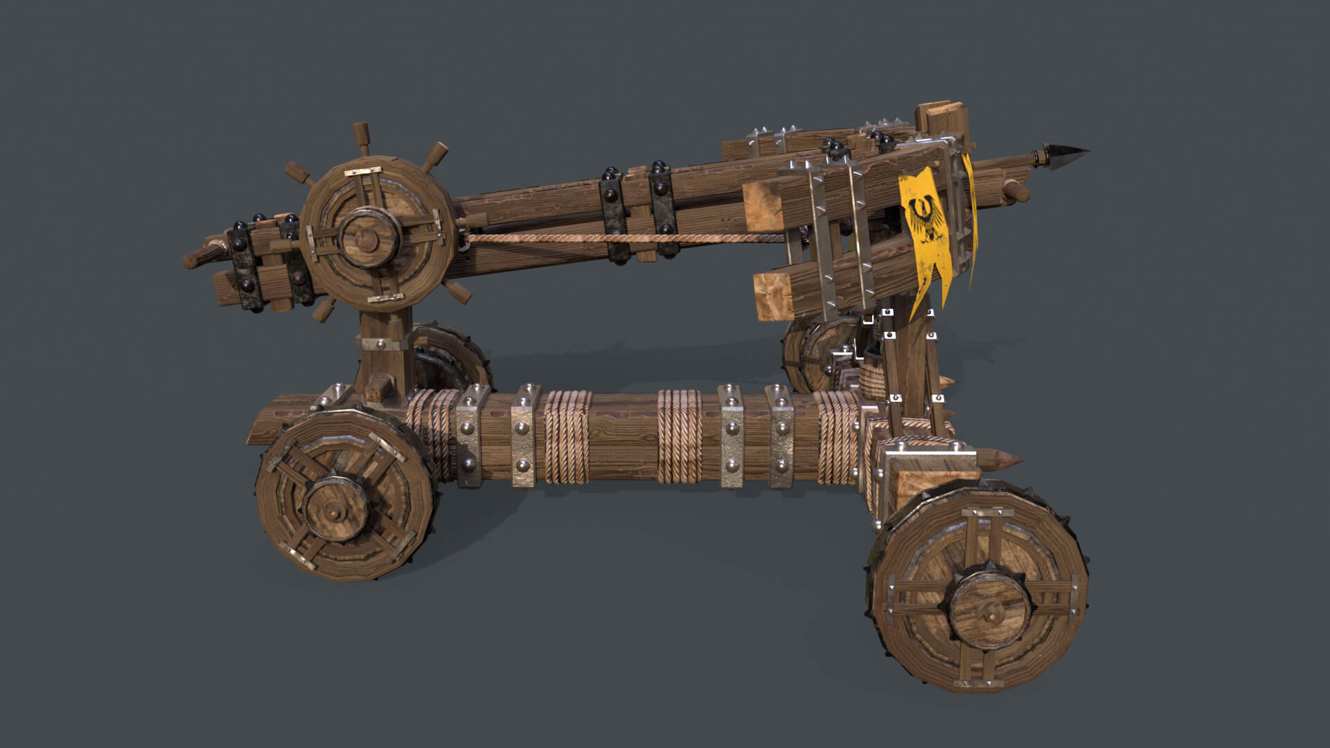 Medieval Ballista - 3D Model by PaburoVIII