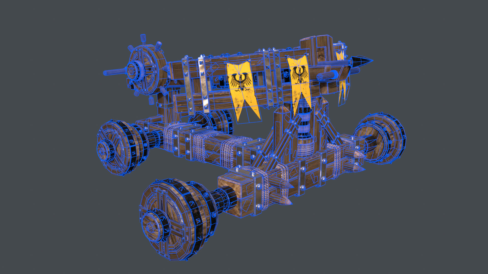 Medieval Ballista - 3D Model by PaburoVIII