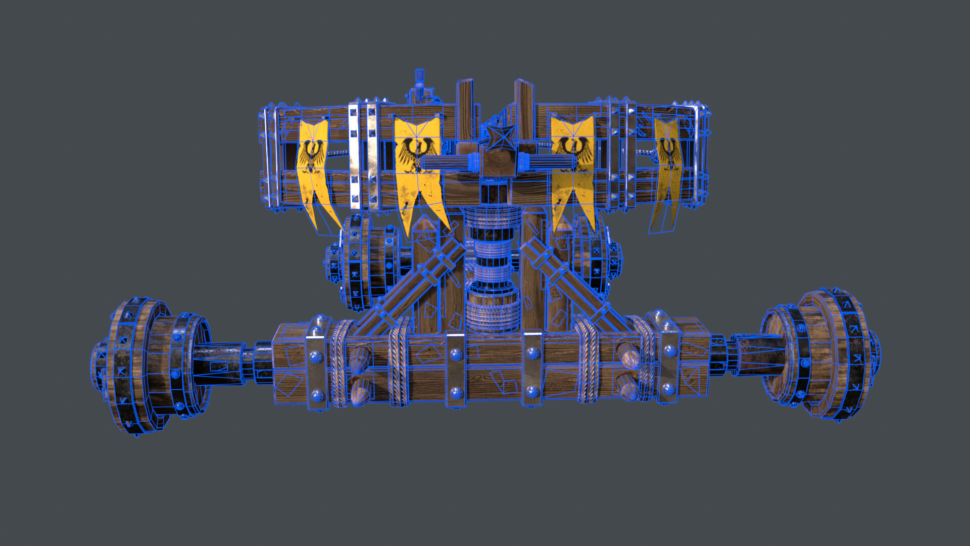 Medieval Ballista - 3D Model by PaburoVIII