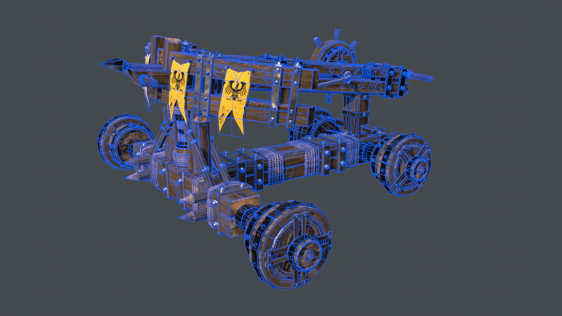 Medieval Ballista - 3D Model by PaburoVIII