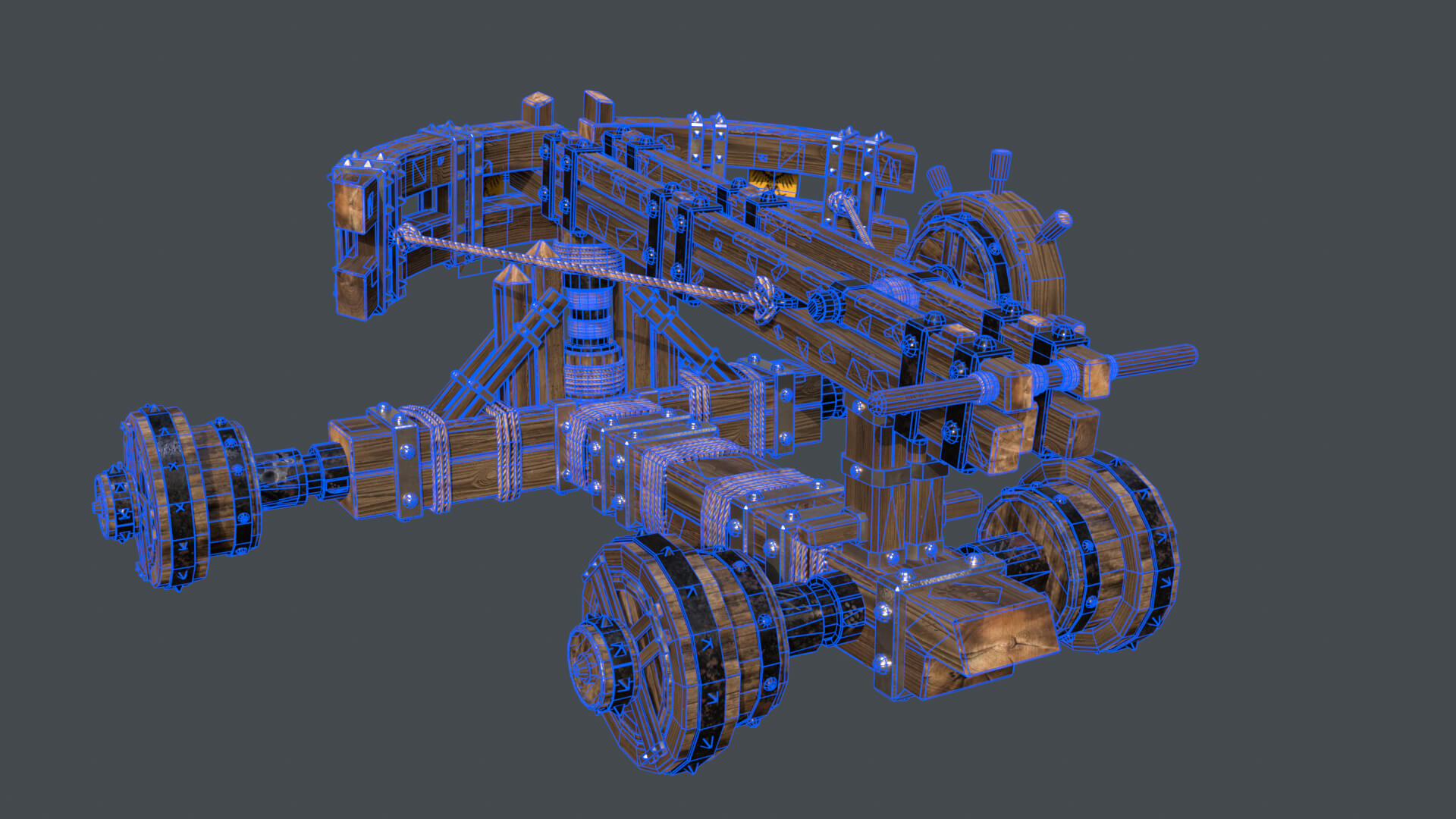 Medieval Ballista - 3D Model by PaburoVIII