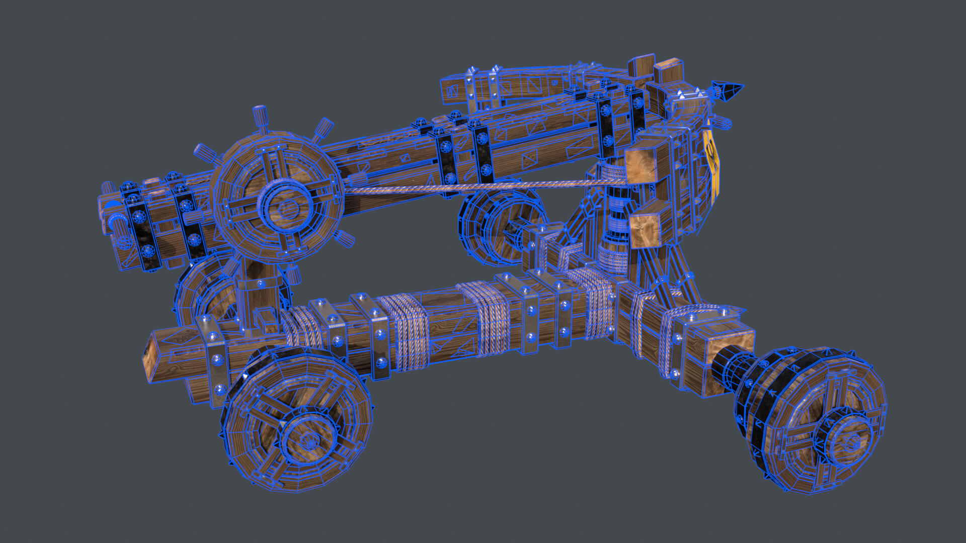 Medieval Ballista - 3D Model by PaburoVIII