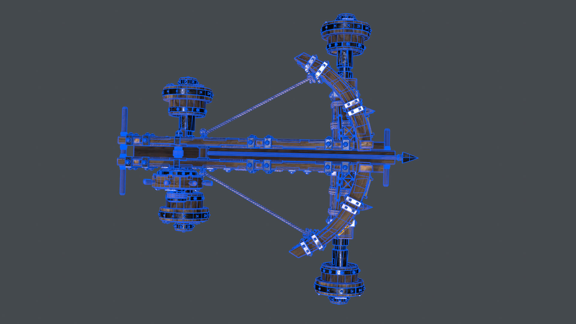 Medieval Ballista - 3D Model by PaburoVIII